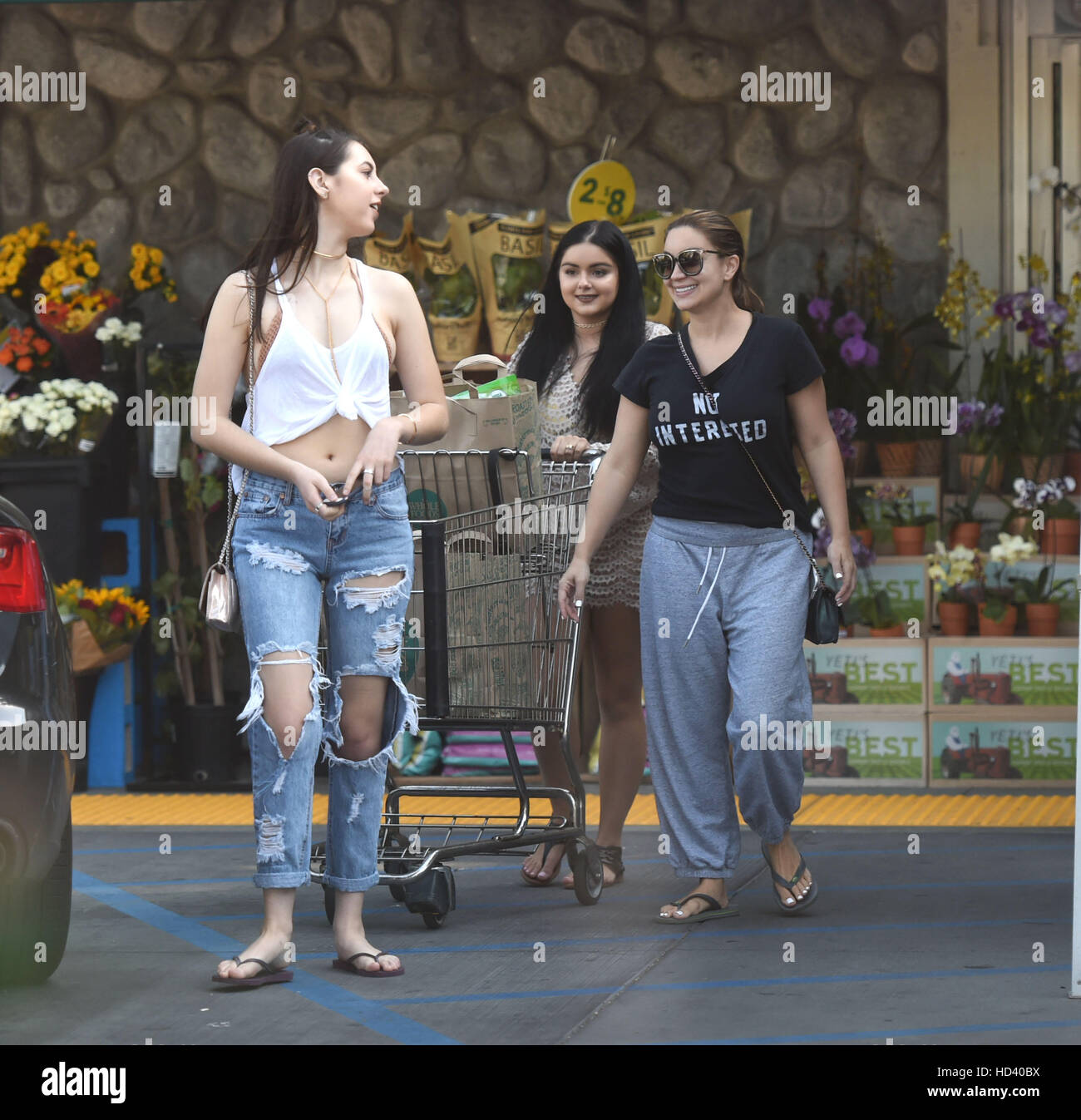 Ariel Winter goes grocery shopping with her sister actress Shanelle ...