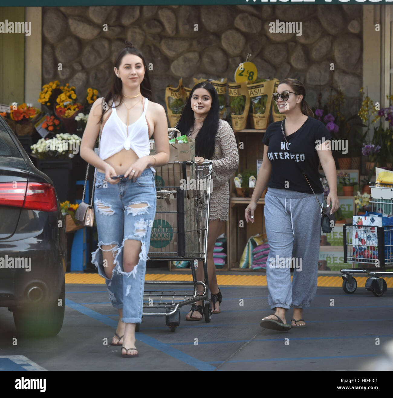 Ariel Winter goes grocery shopping with her sister actress Shanelle ...