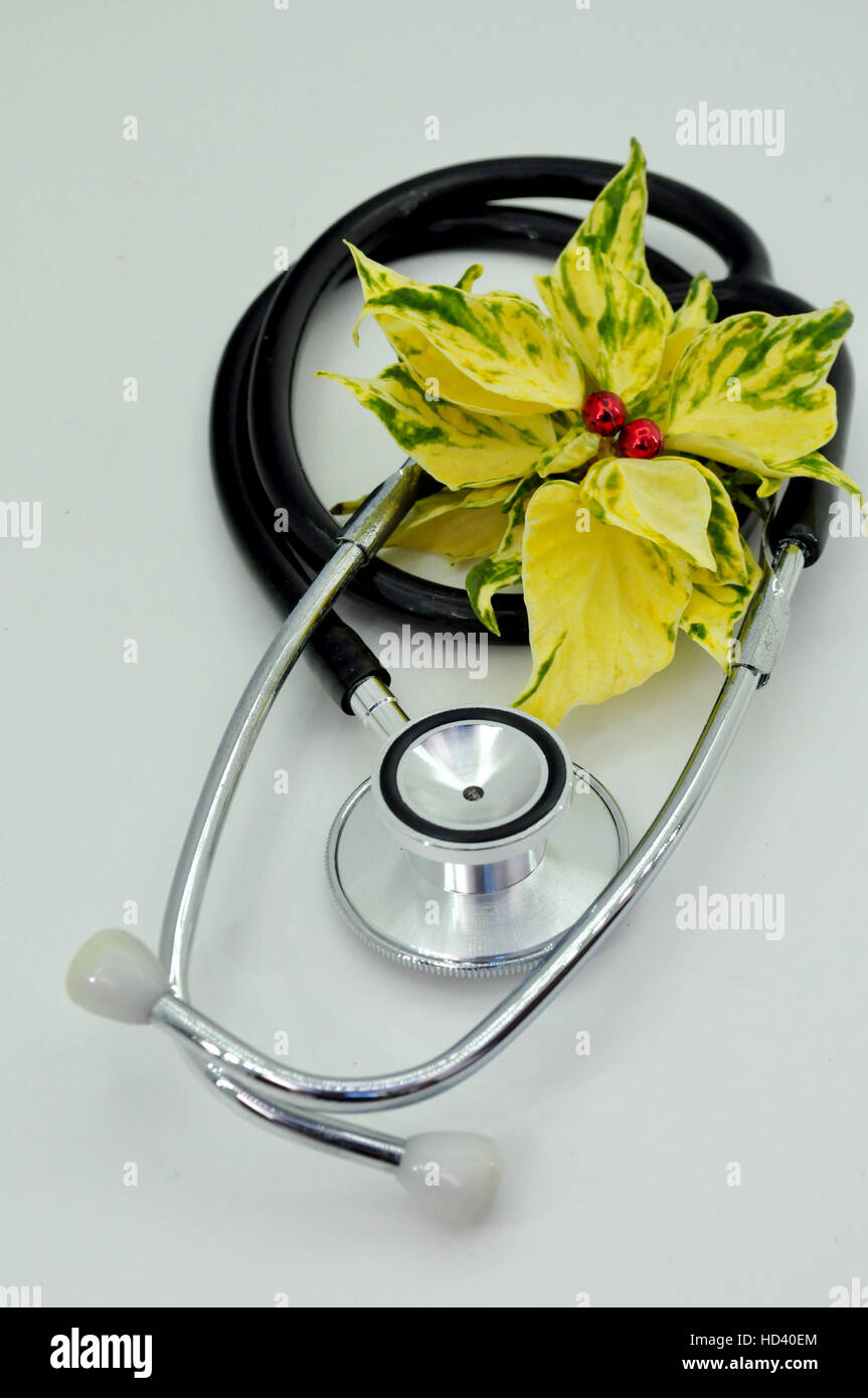 medical Christmas card Stock Photo - Alamy