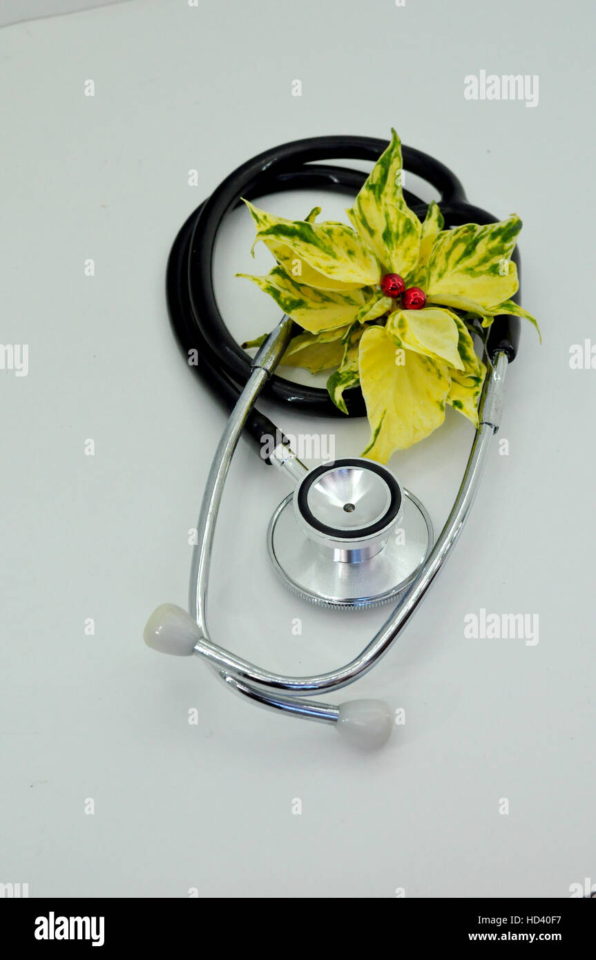 medical Christmas card Stock Photo - Alamy