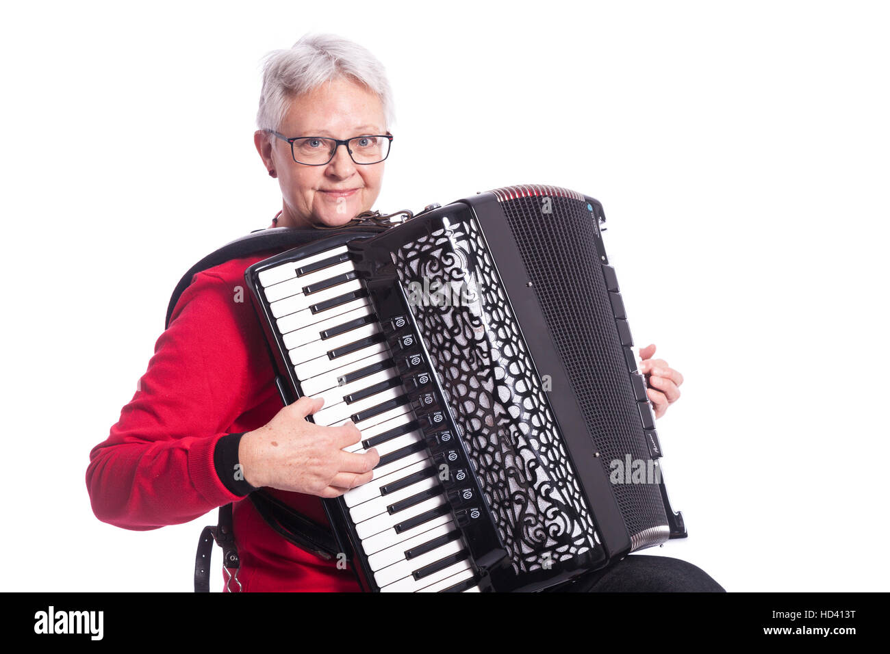 Female accordion player hi-res stock photography and images - Alamy