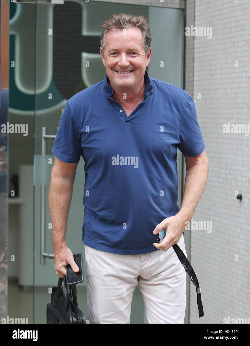 Piers Morgan outside ITV Studios Featuring: Piers Morgan Where: London ...