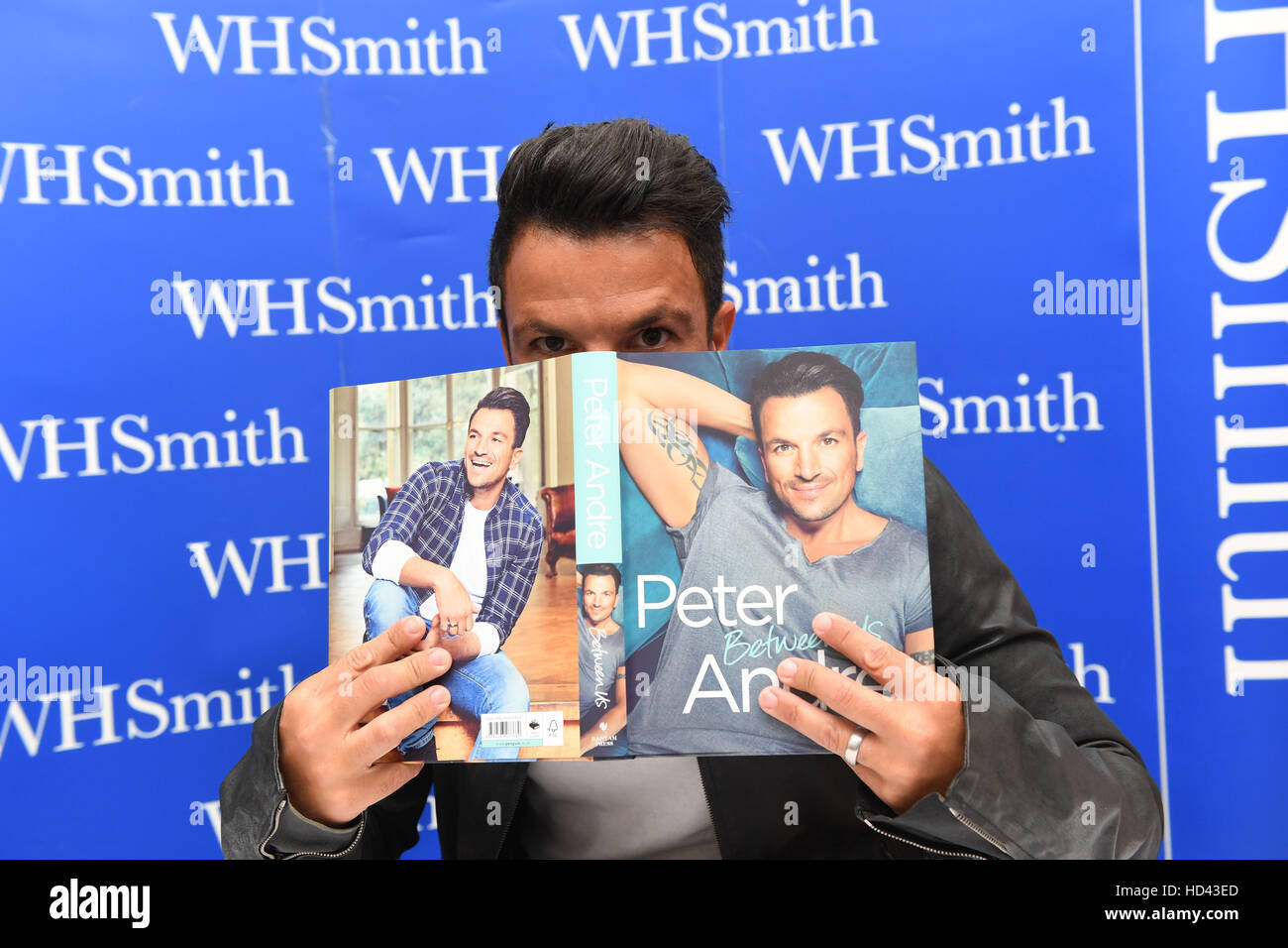 Peter Andre signs copies of his latest book 'Between Us' at WHSmith ...