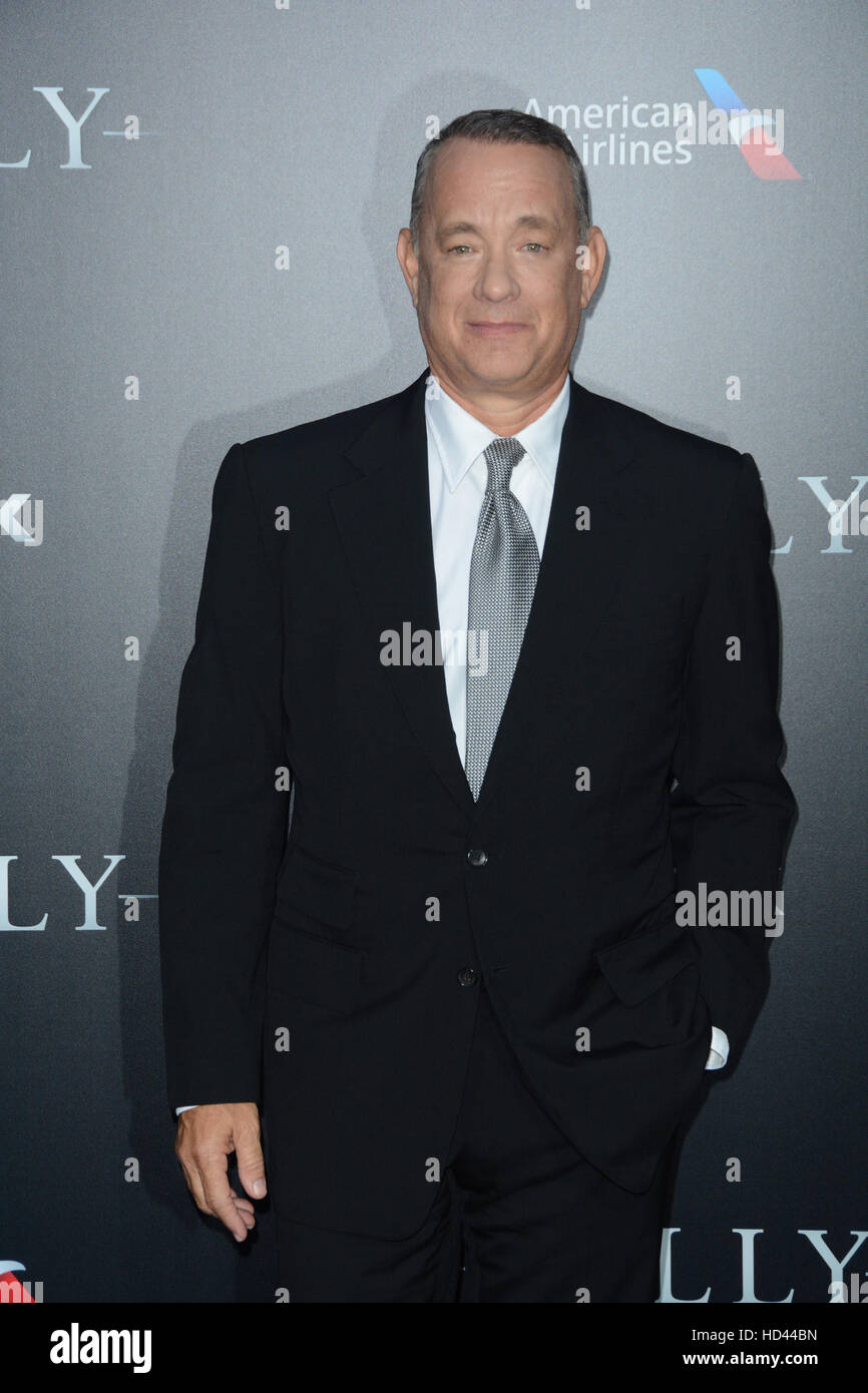 New York Premiere of 'Sully' - Red Carpet Arrivals Featuring: Tom Hanks ...