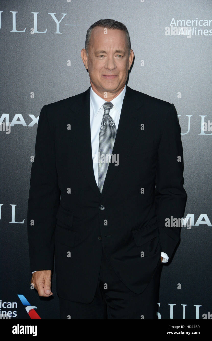 New York Premiere of 'Sully' - Red Carpet Arrivals Featuring: Tom Hanks ...