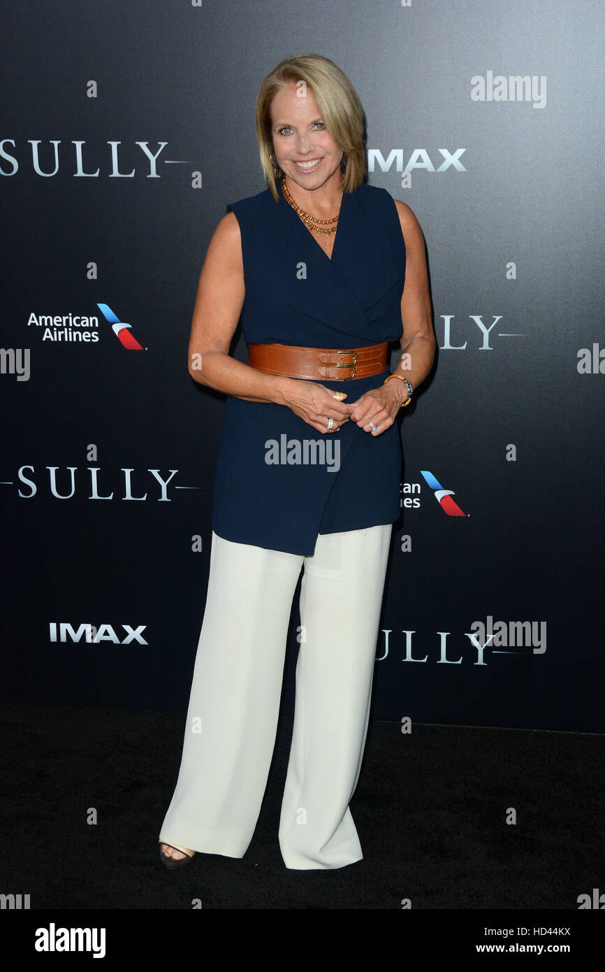 New York Premiere of 'Sully' - Red Carpet Arrivals Featuring: Katie ...