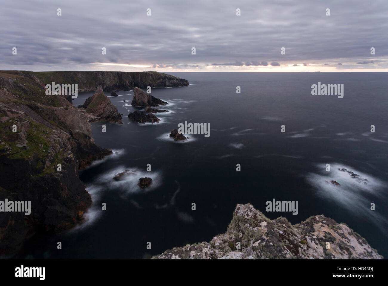 Dramatic sea cliffs and rugged coastal landscapes and seascapes on the ...