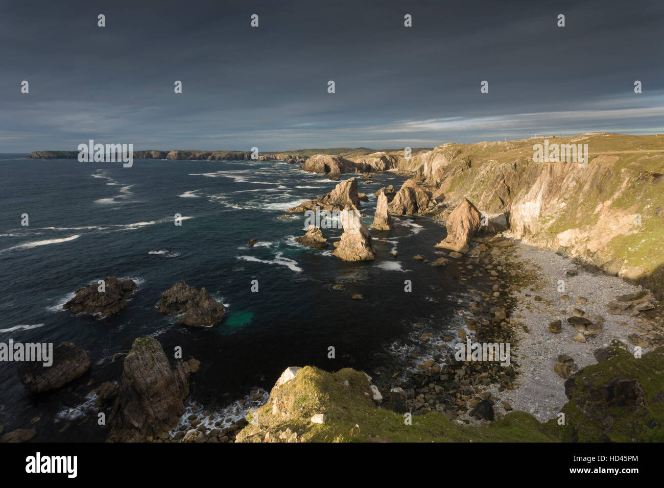 Dramatic sea cliffs and rugged coastal landscapes and seascapes on the ...