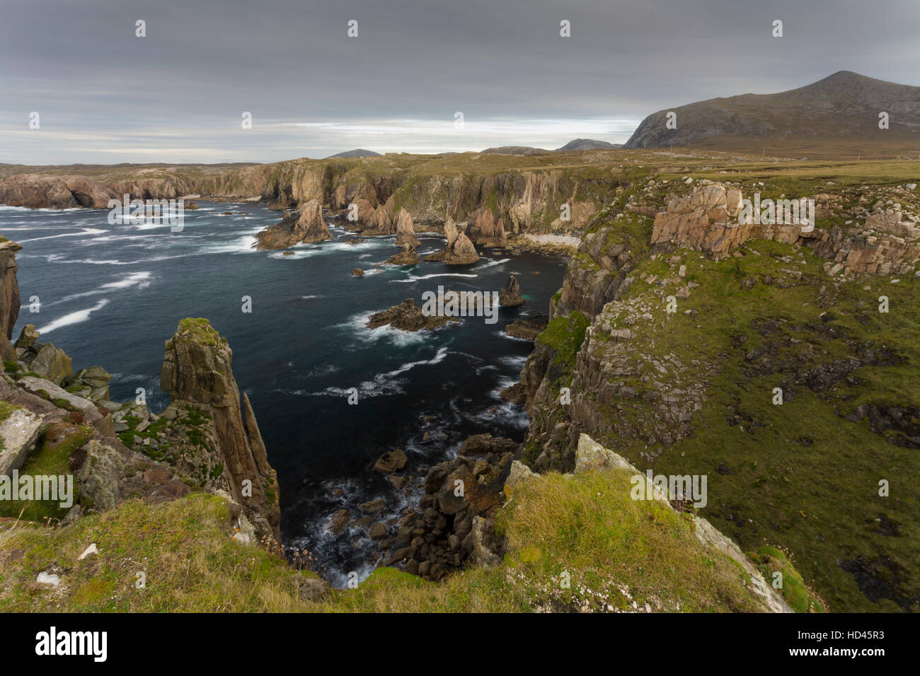 Dramatic sea cliffs and rugged coastal landscapes and seascapes on the ...