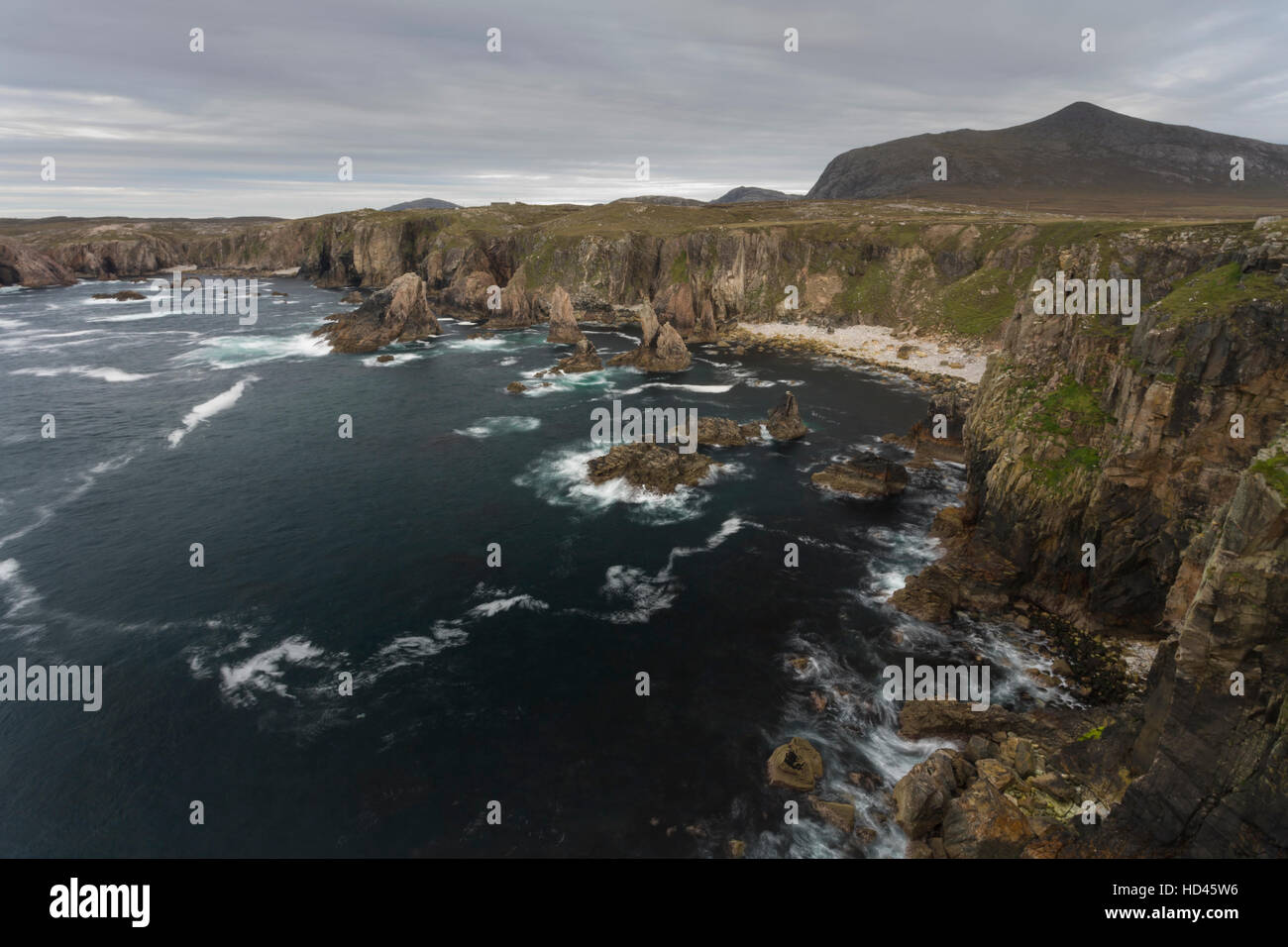 Dramatic sea cliffs and rugged coastal landscapes and seascapes on the ...