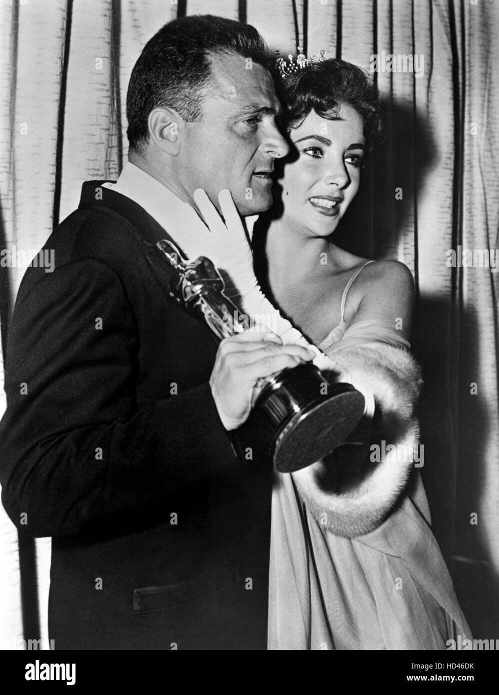 1956: Producer MIKE TODD and wife ELIZABETH TAYLOR with the Best ...