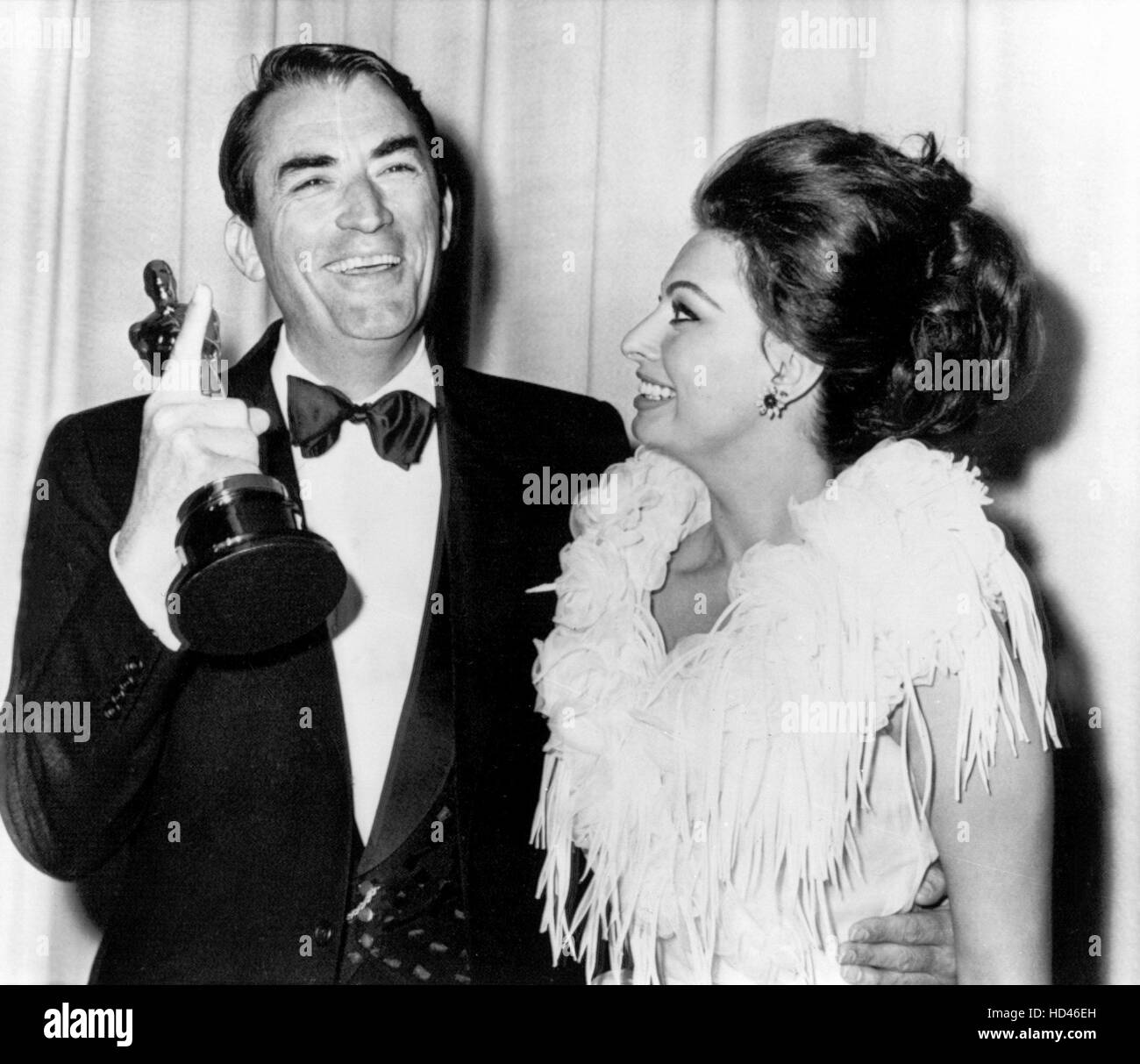 1962: GREGORY PECK [Best Actor, TO KILL A MOCKINGBIRD] receives his ...