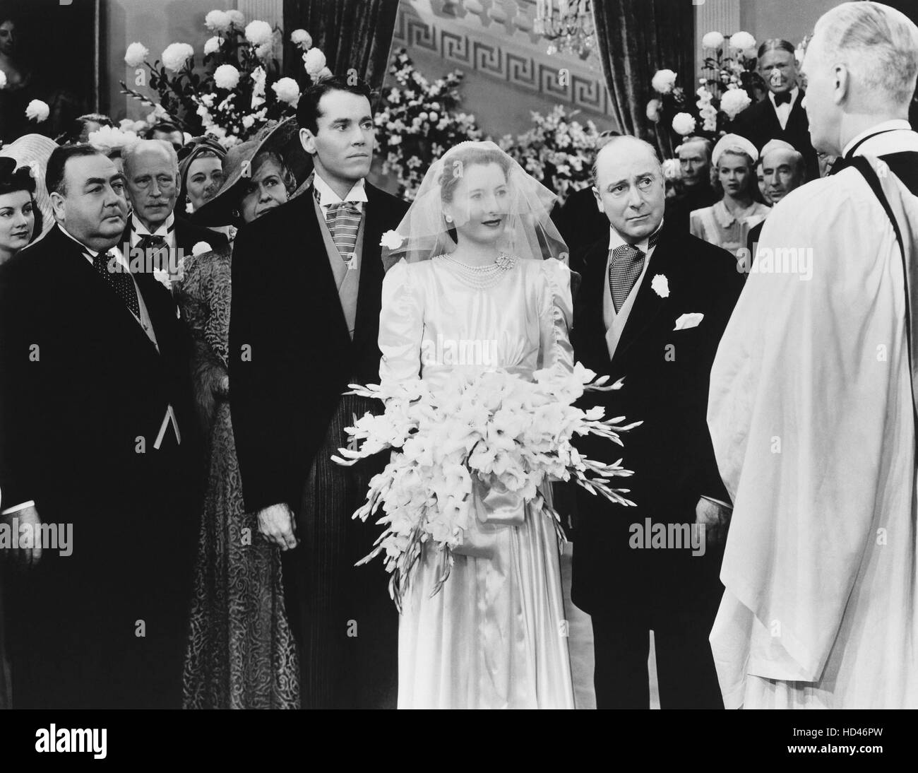 THE LADY EVE, from left beginning with Eugene Pallette (polka dot ...