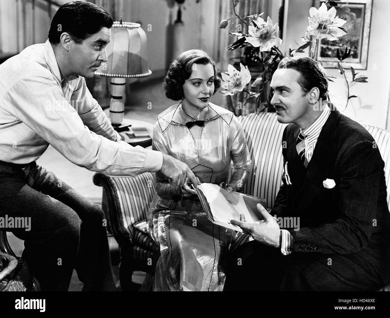 SHE MARRIED AN ARTIST, from left: John Boles, Frances Drake, Albert ...