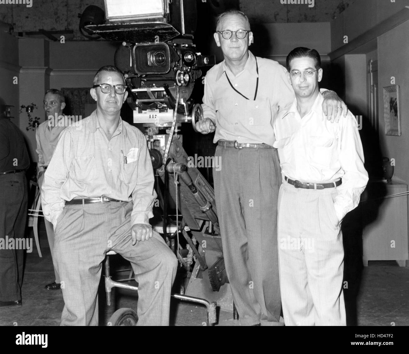 PRIVATE SECRETARY, third from left: famed cinematographer Robert ...