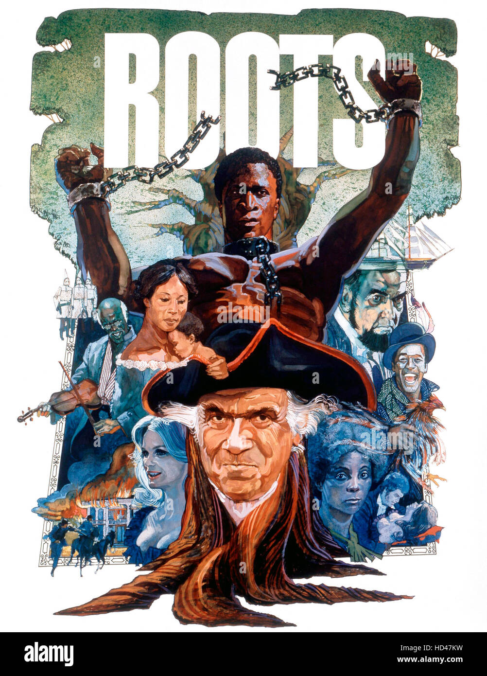 ROOTS, (key art), 1977 Stock Photo - Alamy