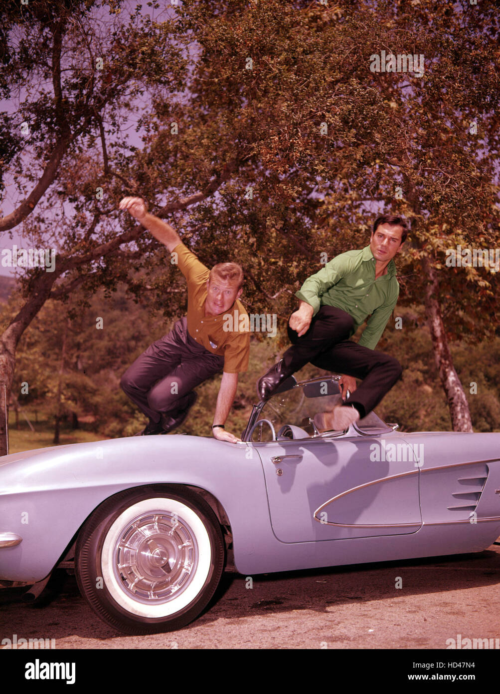 ROUTE 66, Martin Milner, George Maharis, 1960-1964 Stock Photo - Alamy