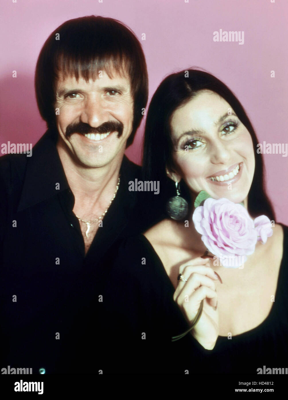 THE SONNY AND CHER SHOW, from left: Sonny Bono, Cher, 1976-77 Stock ...