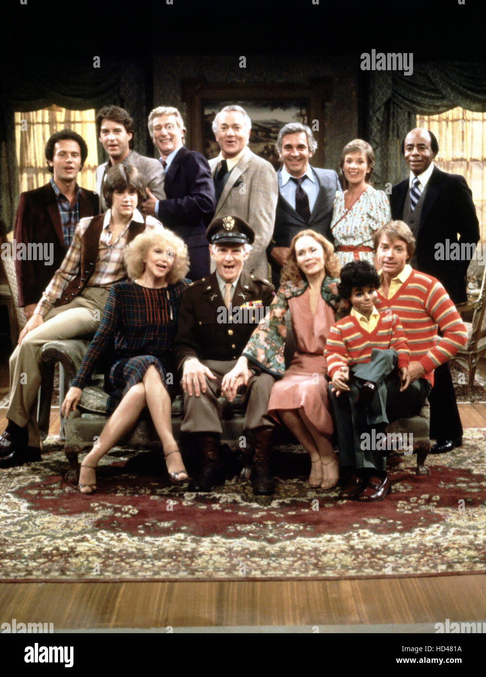 SOAP, (back row, l to r): Billy Crystal, Ted Wass, Richard Mulligan ...