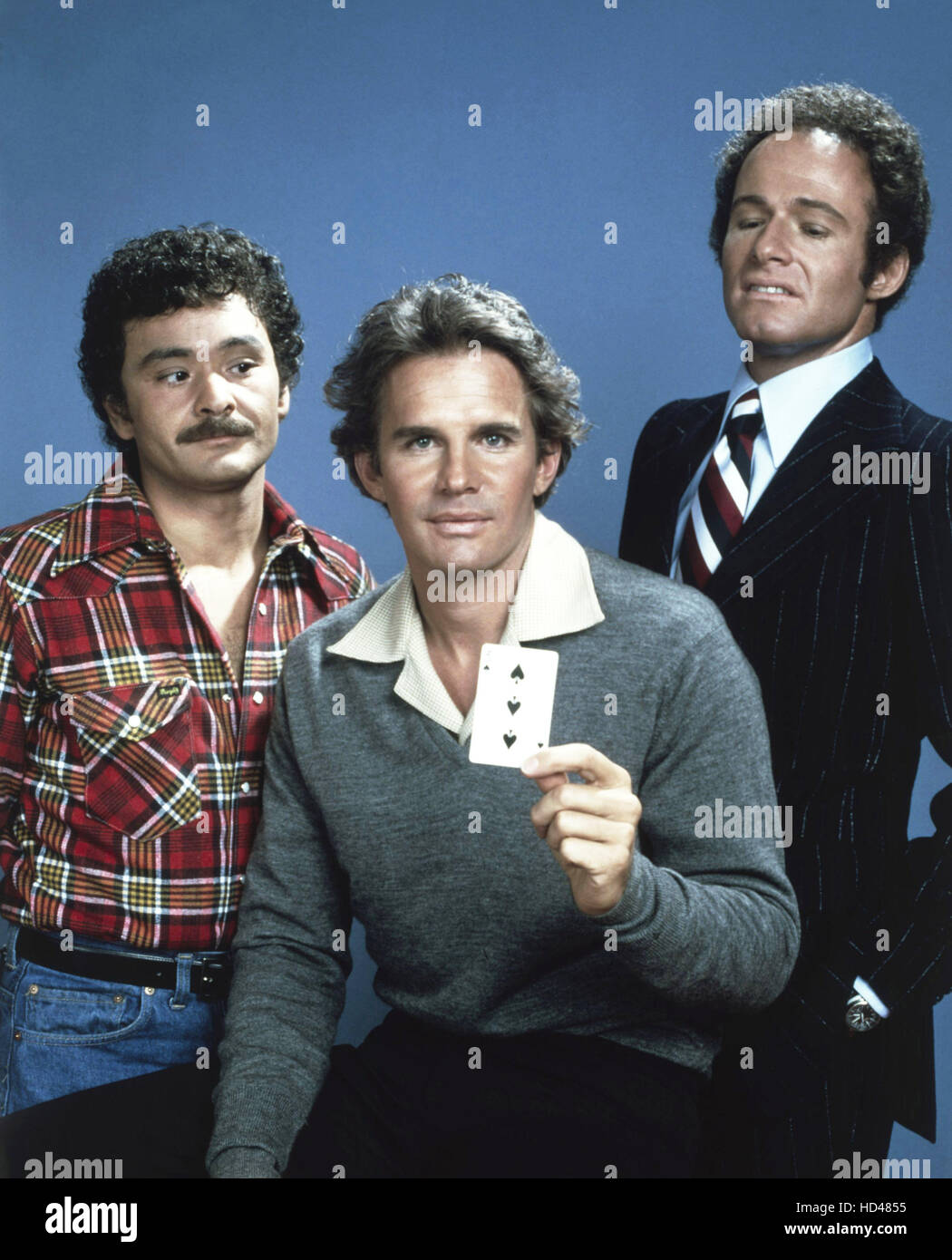 SWORD OF JUSTICE, from left: Bert Rosario, Dack Rambo, Alex Courtney ...