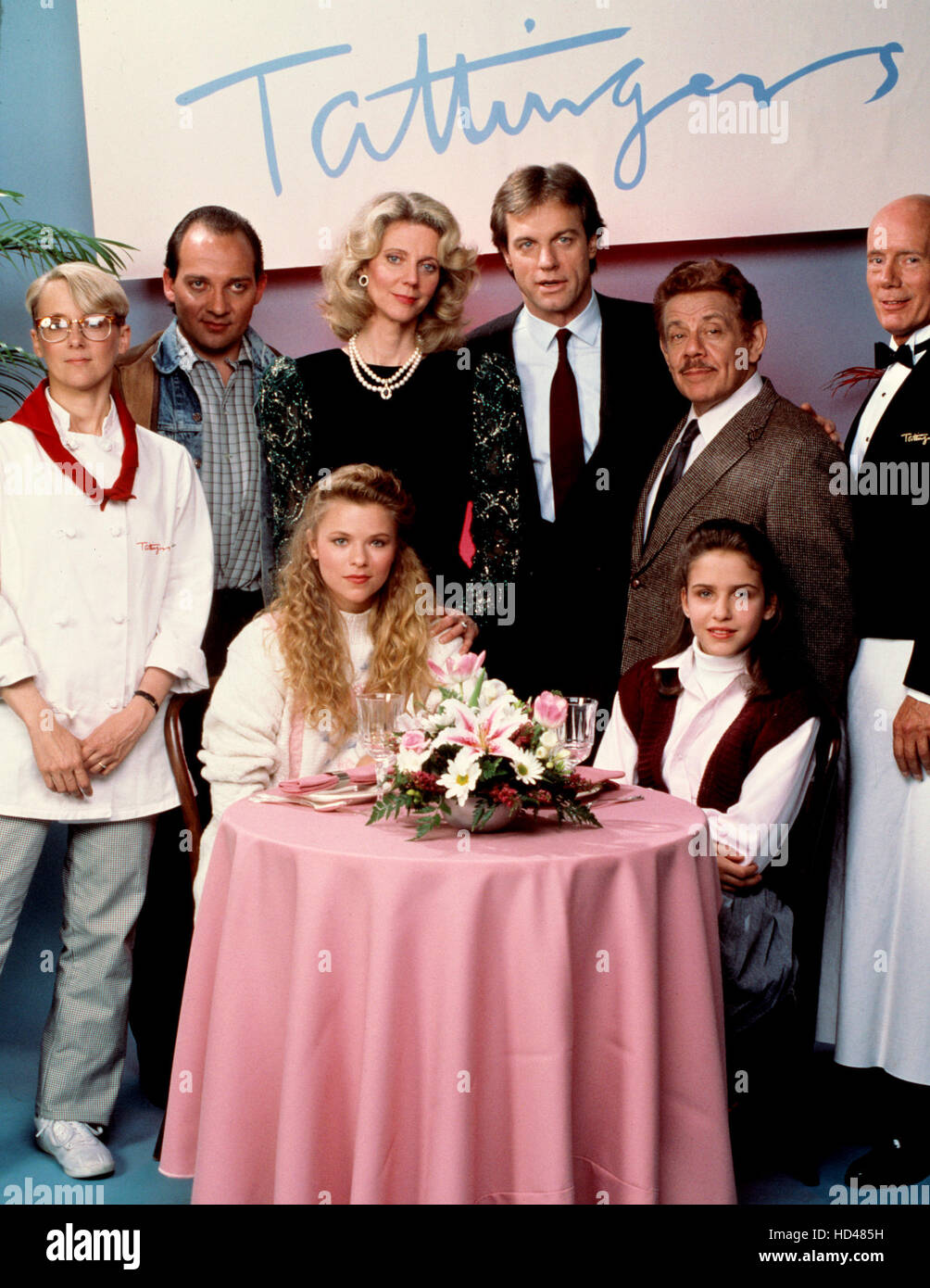 TATTINGERS, Rear (L-R), Mary Beth Hurt, Zach Grenier, Blythe Danner ...