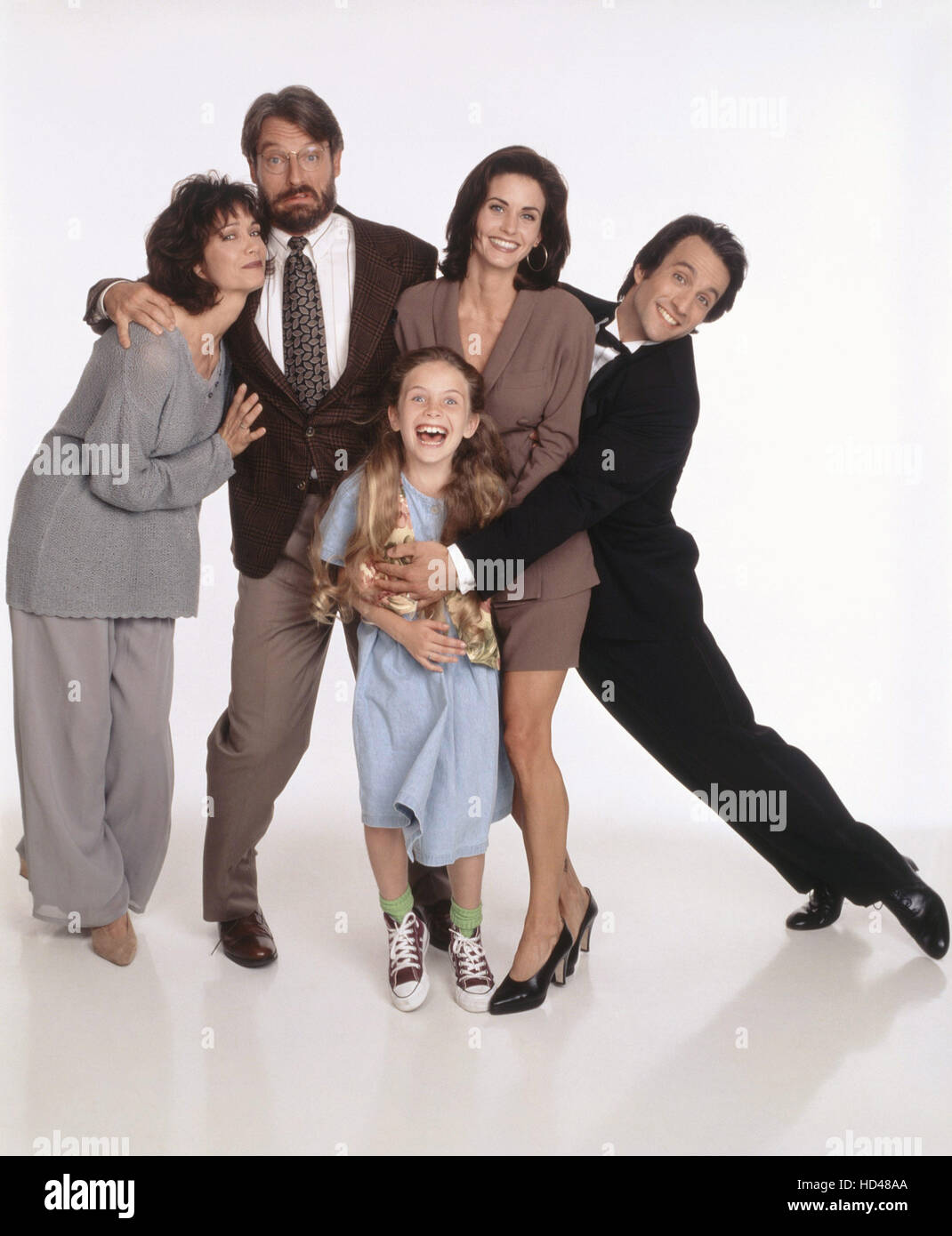 THE TROUBLE WITH LARRY, Shanna Reed, Perry King, Courteney Cox, Bronson Pinchot, Alex McKenna ...