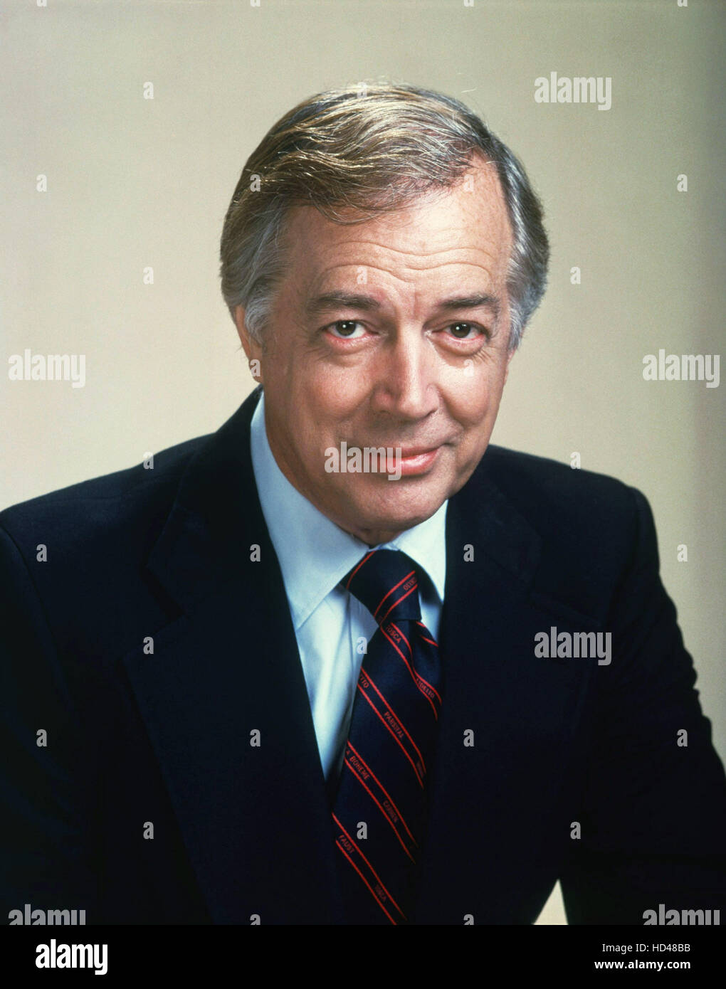 20/20, Hugh Downs, 1978-, ©ABC/courtesy Everett Collection Stock Photo ...