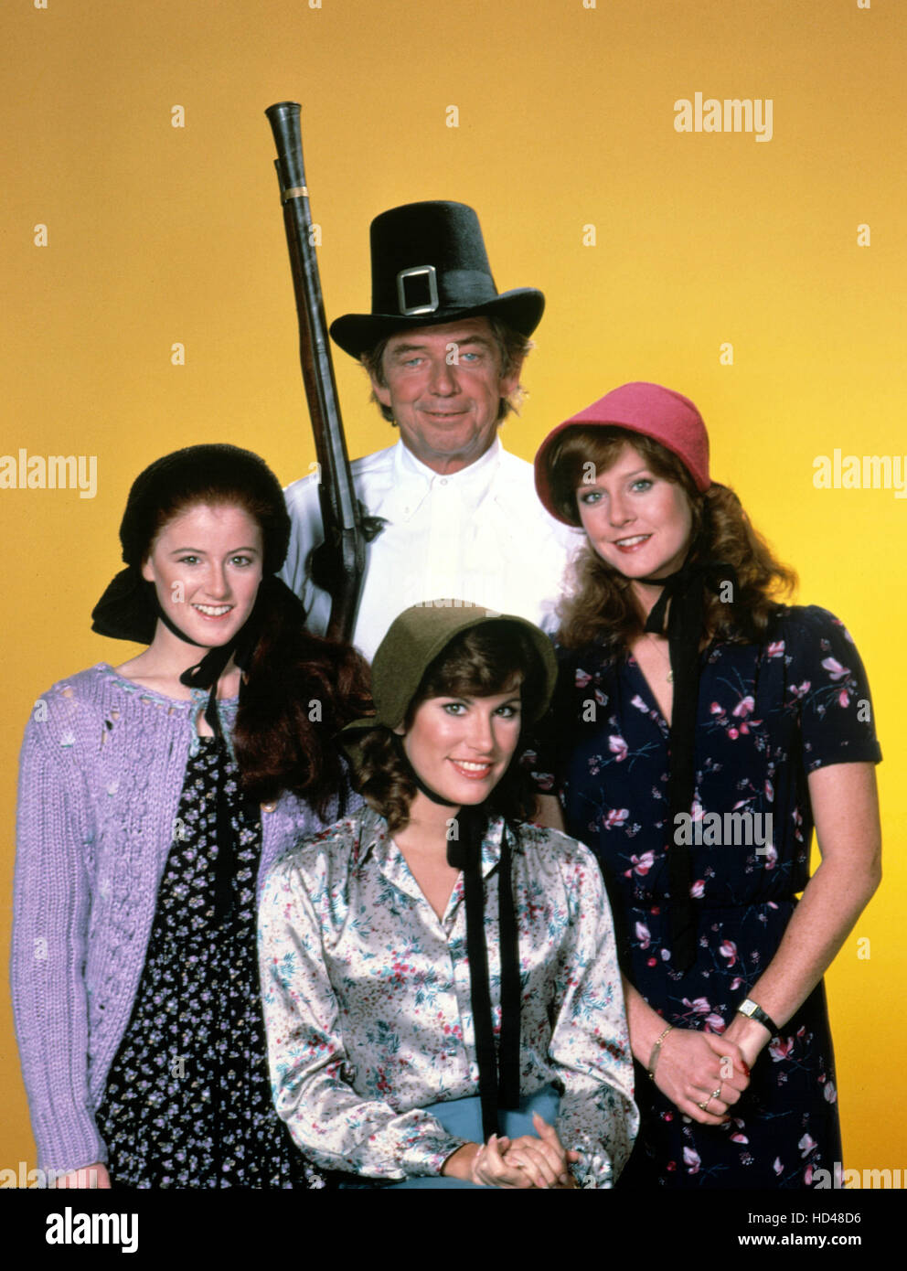 THE WALTONS, Ralph Waite, Kami Cotler, Judy Norton-Taylor, Mary Beth ...