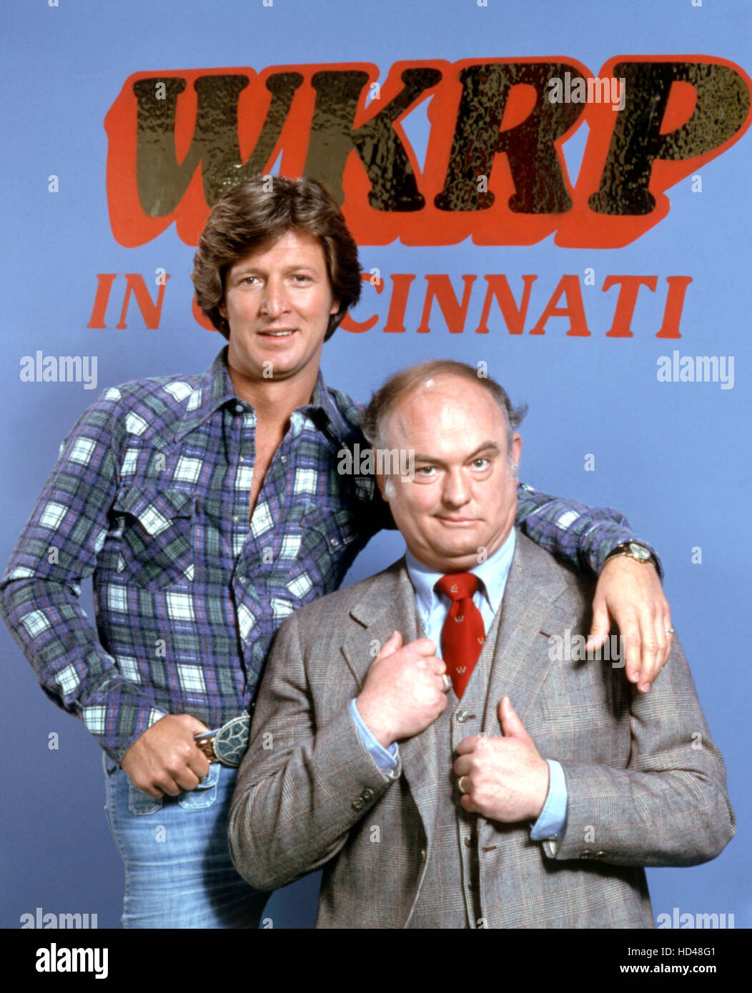 WKRP IN CINCINNATI, Gary Sandy, Gordon Jump, 1978-82 Stock Photo - Alamy