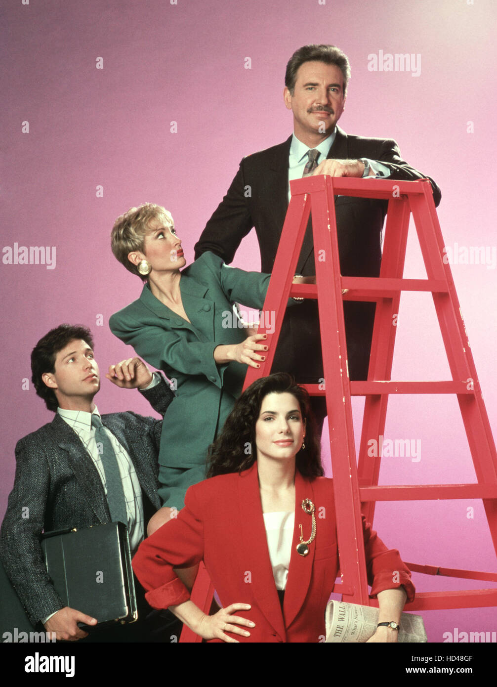 WORKING GIRL, (clockwise from top): Tom O'Rourke, Sandra Bullock, David ...
