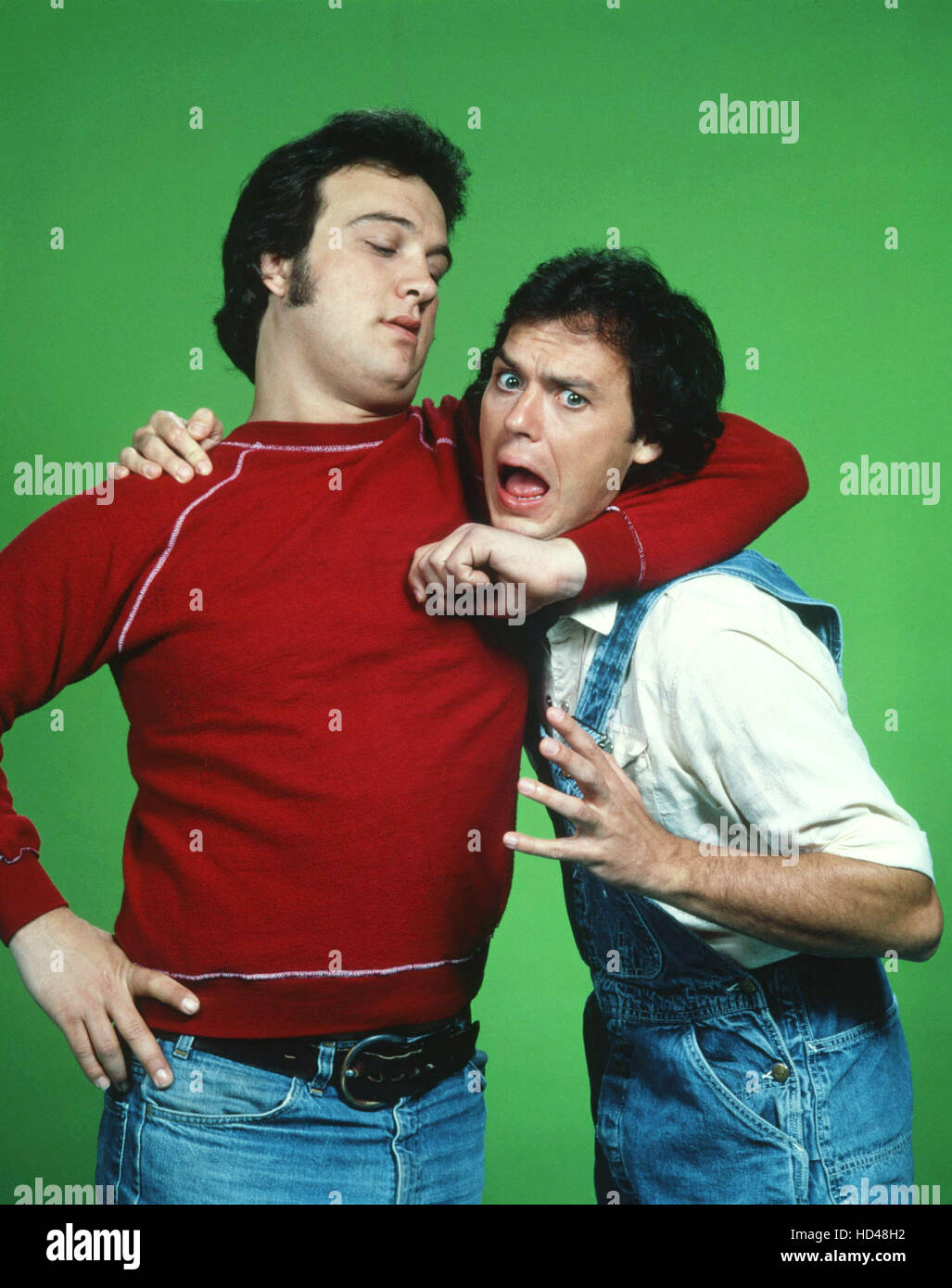 WORKING STIFFS, l-r: Jim Belushi, Michael Keaton, 1979 Stock Photo - Alamy