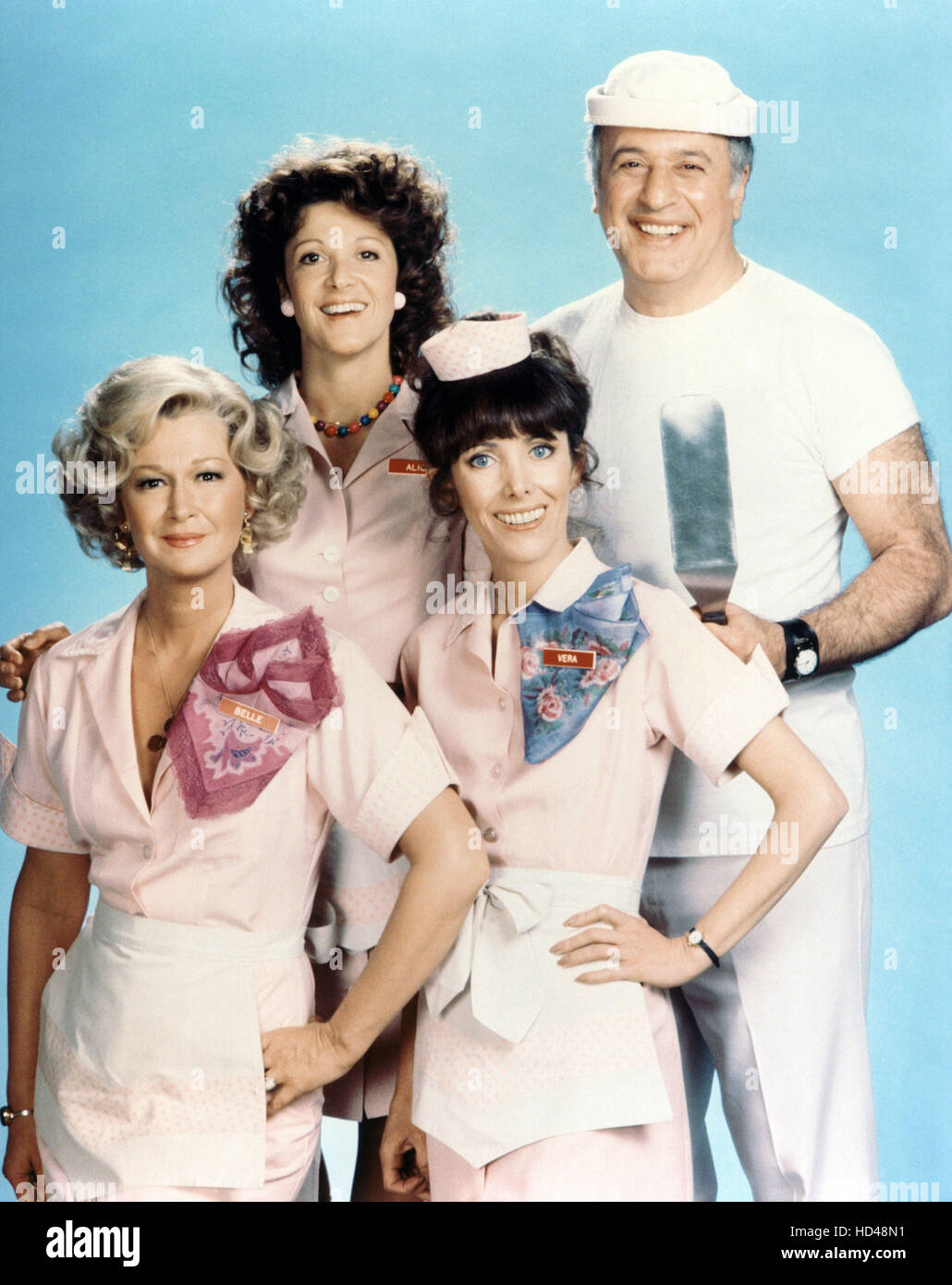 ALICE, from left: Diane Ladd, Linda Lavin, Beth Howland, Vic Tayback ...
