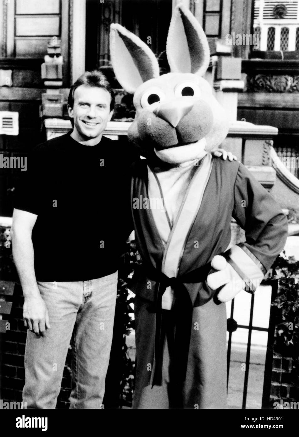 ADVENTURES WITH KANGA RODDY, (from left): Joe Montana, Kanga Roddy ...