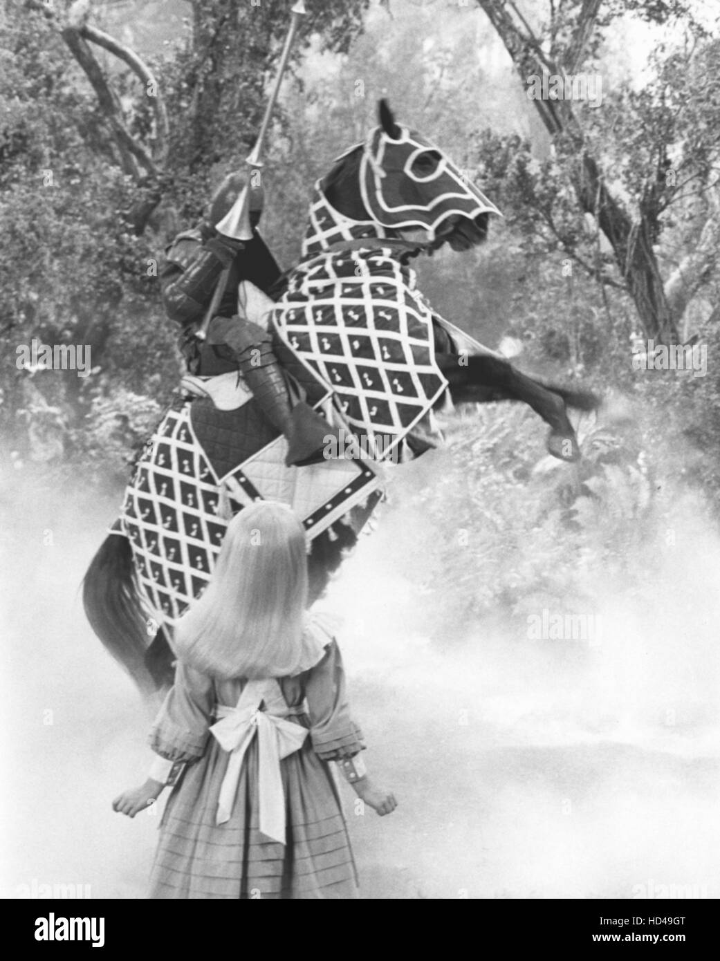 Natalie gregory alice in wonderland Black and White Stock Photos ...