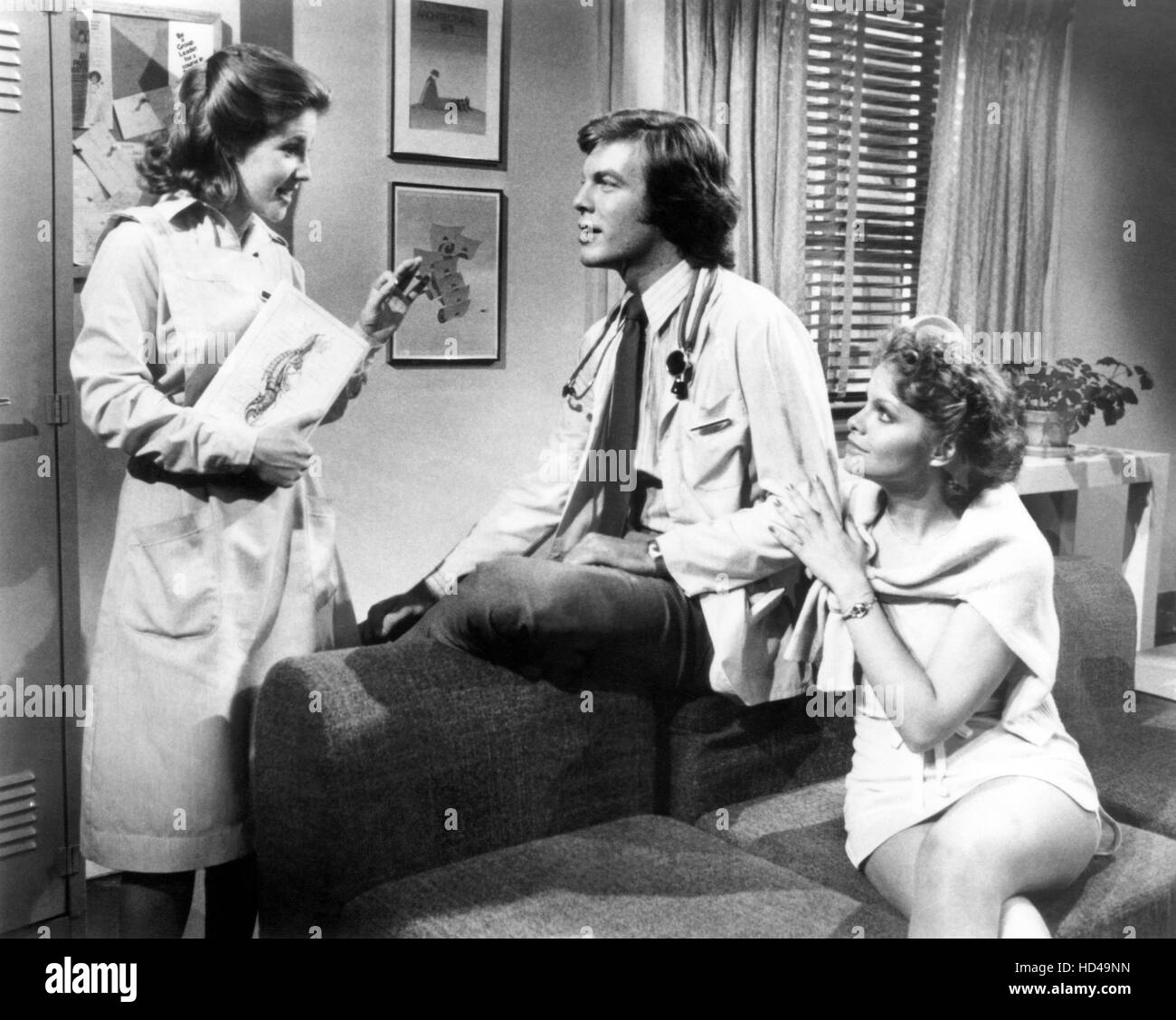 ALL MY CHILDREN, Peter Bergman (center), (ca. 1980s), 1970-2011. © ABC ...