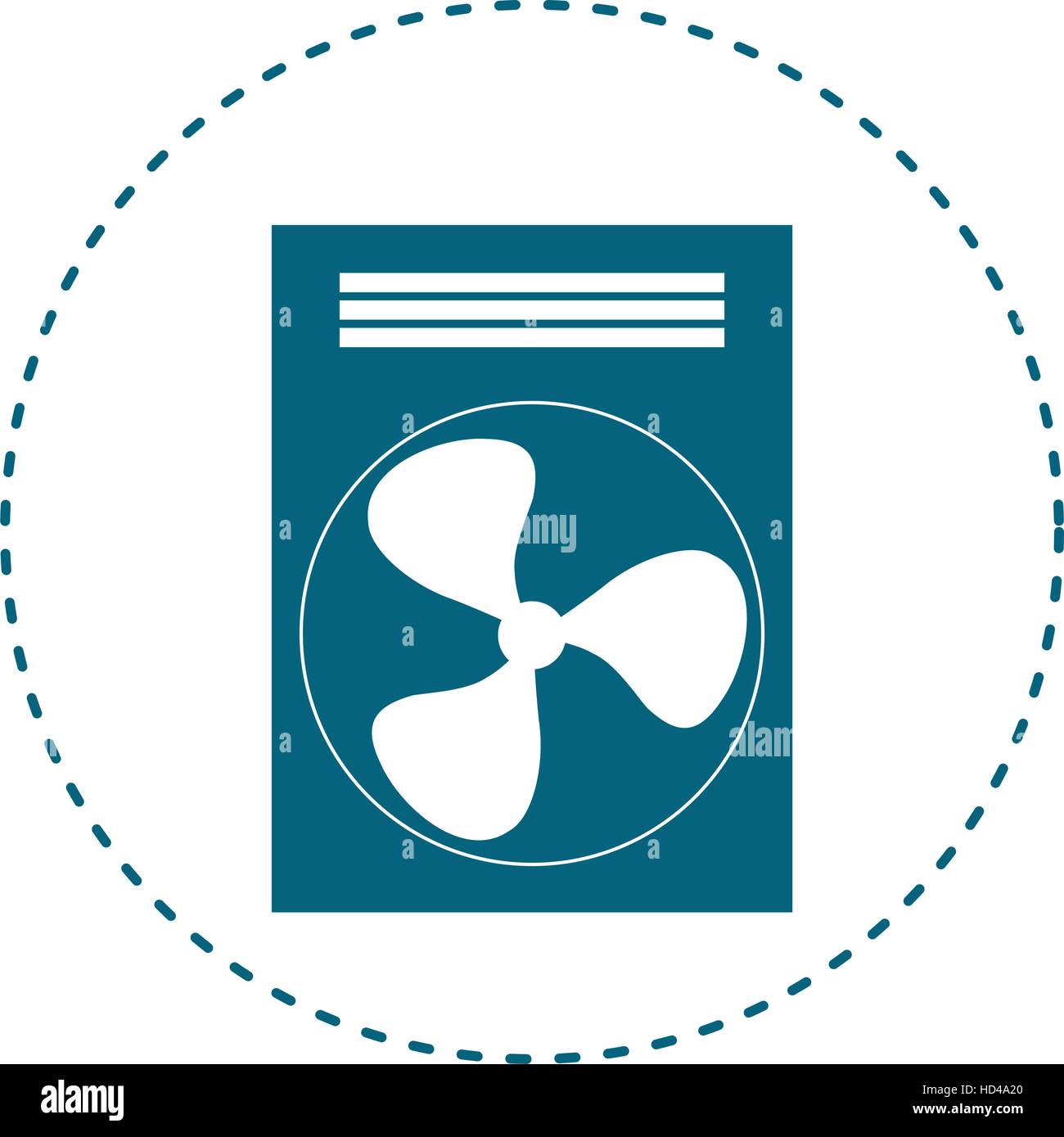 fan machine icon over white background. vector illustration Stock ...
