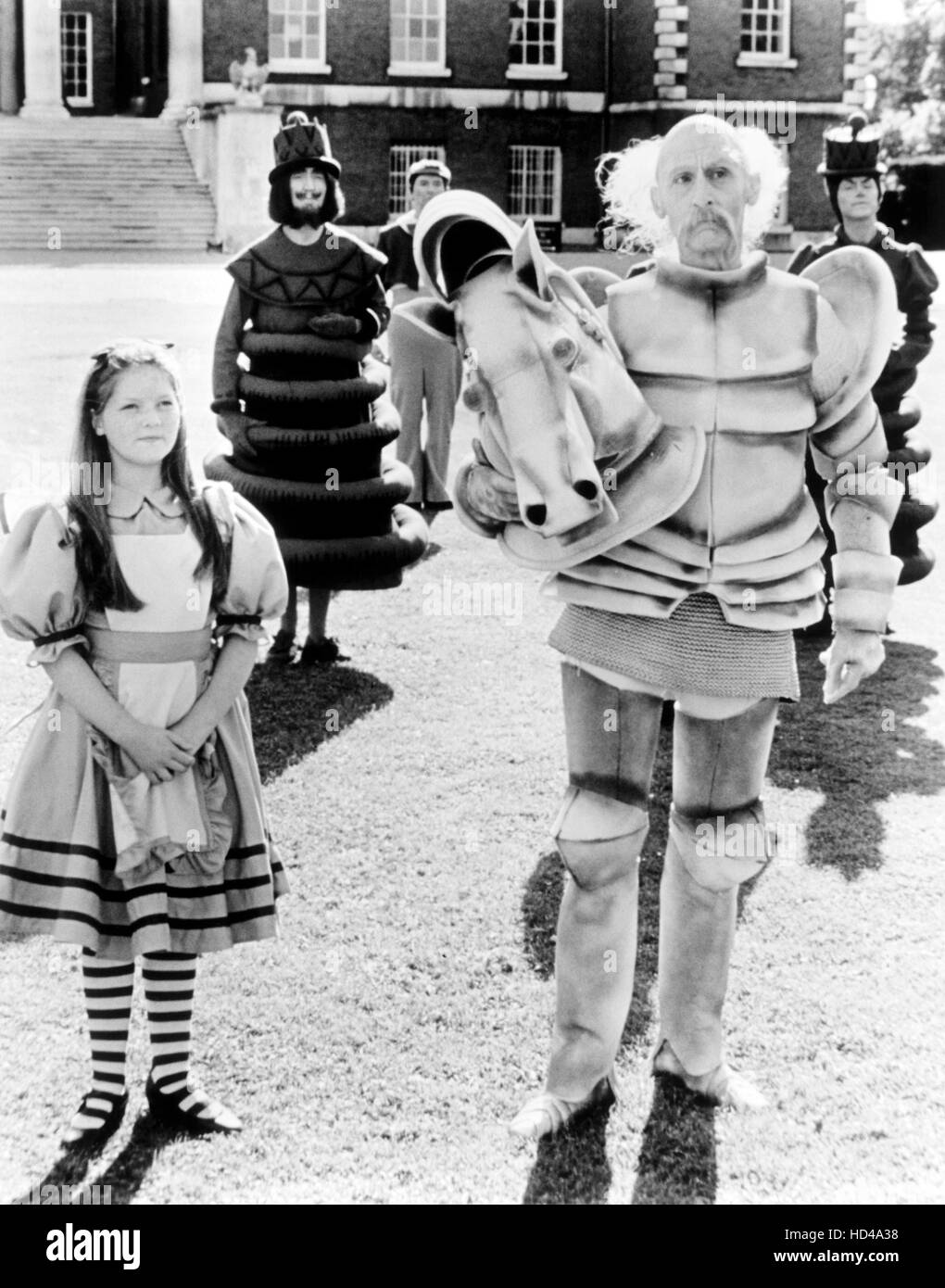 ALICE THROUGH THE LOOKING GLASS, rear from left: John Scott Martin ...