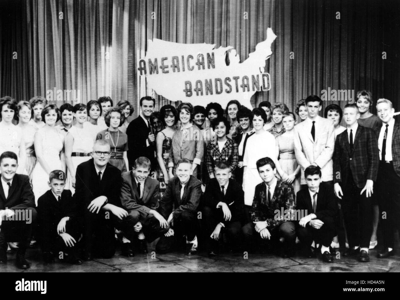 AMERICAN BANDSTAND, Dick Clark, 1957-1989 Stock Photo - Alamy