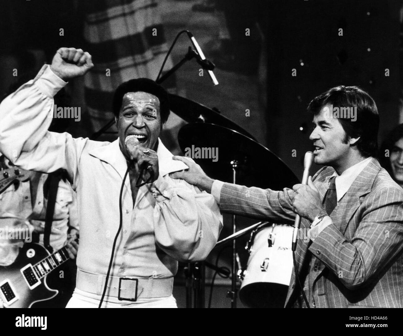 AMERICAN BANDSTAND, Chubby Checker, Dick Clark in Philadelphia for the ...
