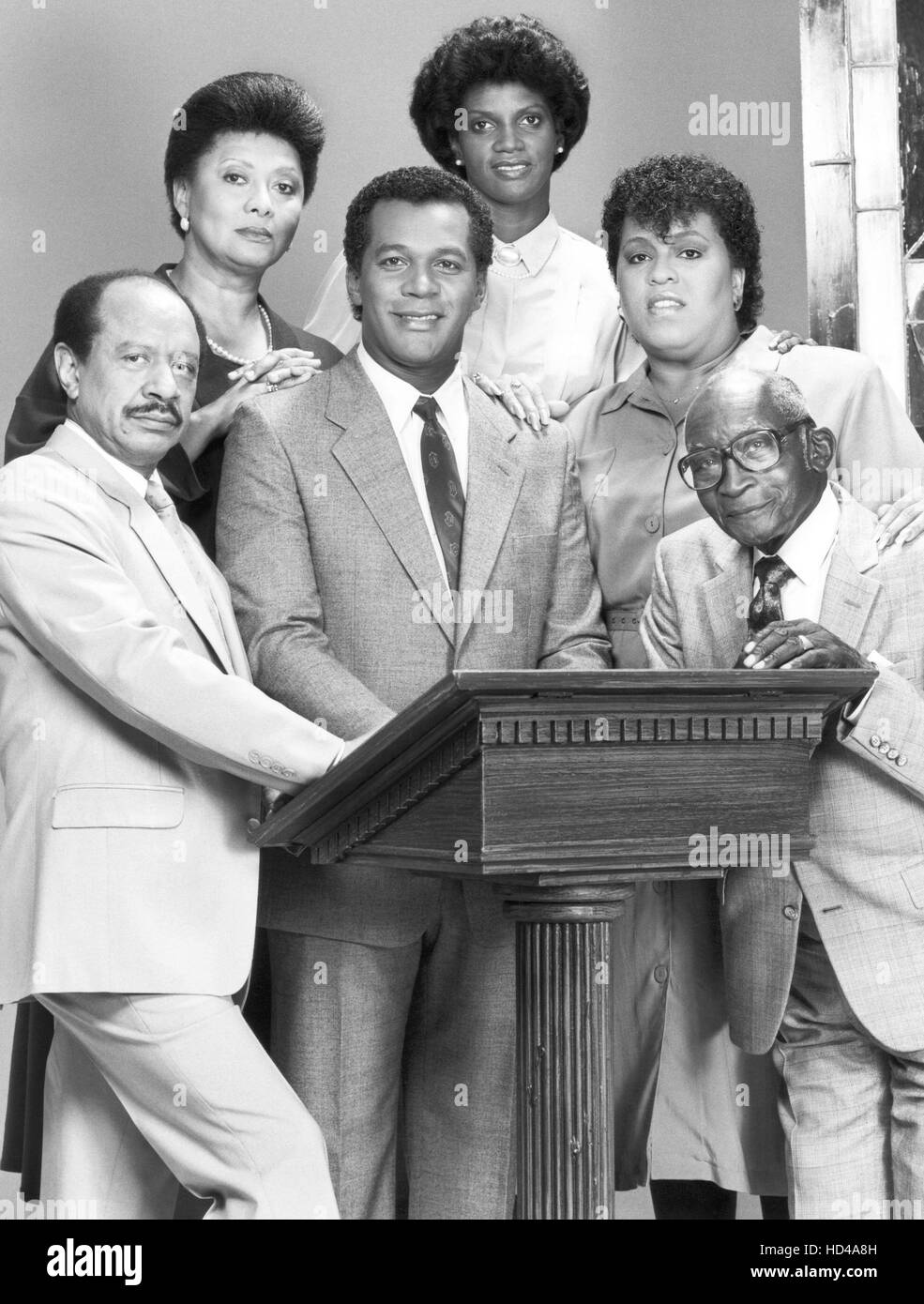 AMEN, (from left): Sherman Hemsley, Barbara Montgomery, Clifton Davis ...