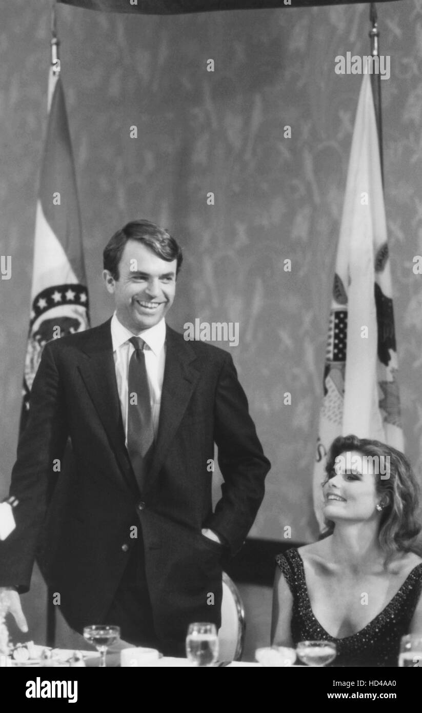 AMERIKA, from left: Sam Neil, Mariel Hemingway, 1983, © ABC/courtesy ...