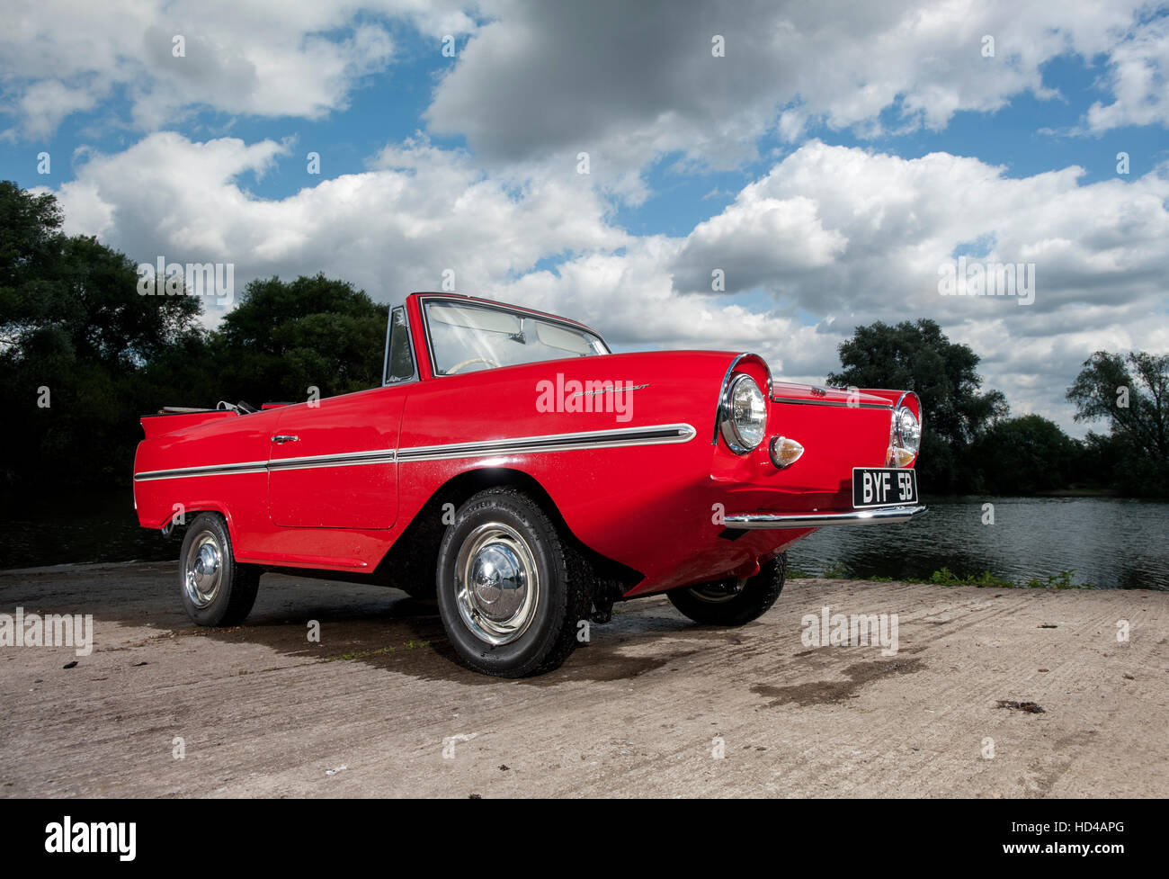 Amphicar - the 1960s amphibious swimming car Stock Photo - Alamy