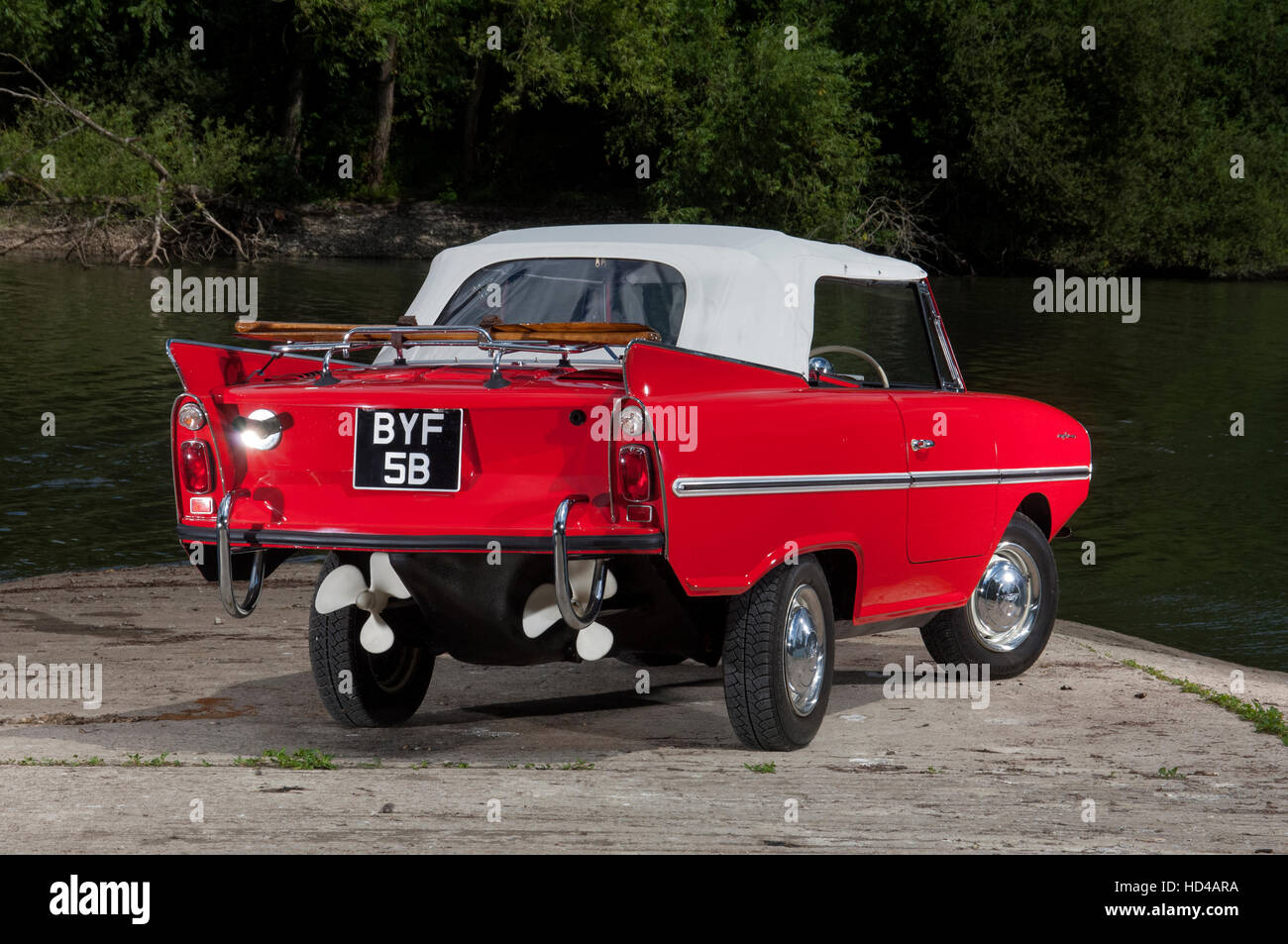 Amphicar - the 1960s amphibious swimming car Stock Photo - Alamy