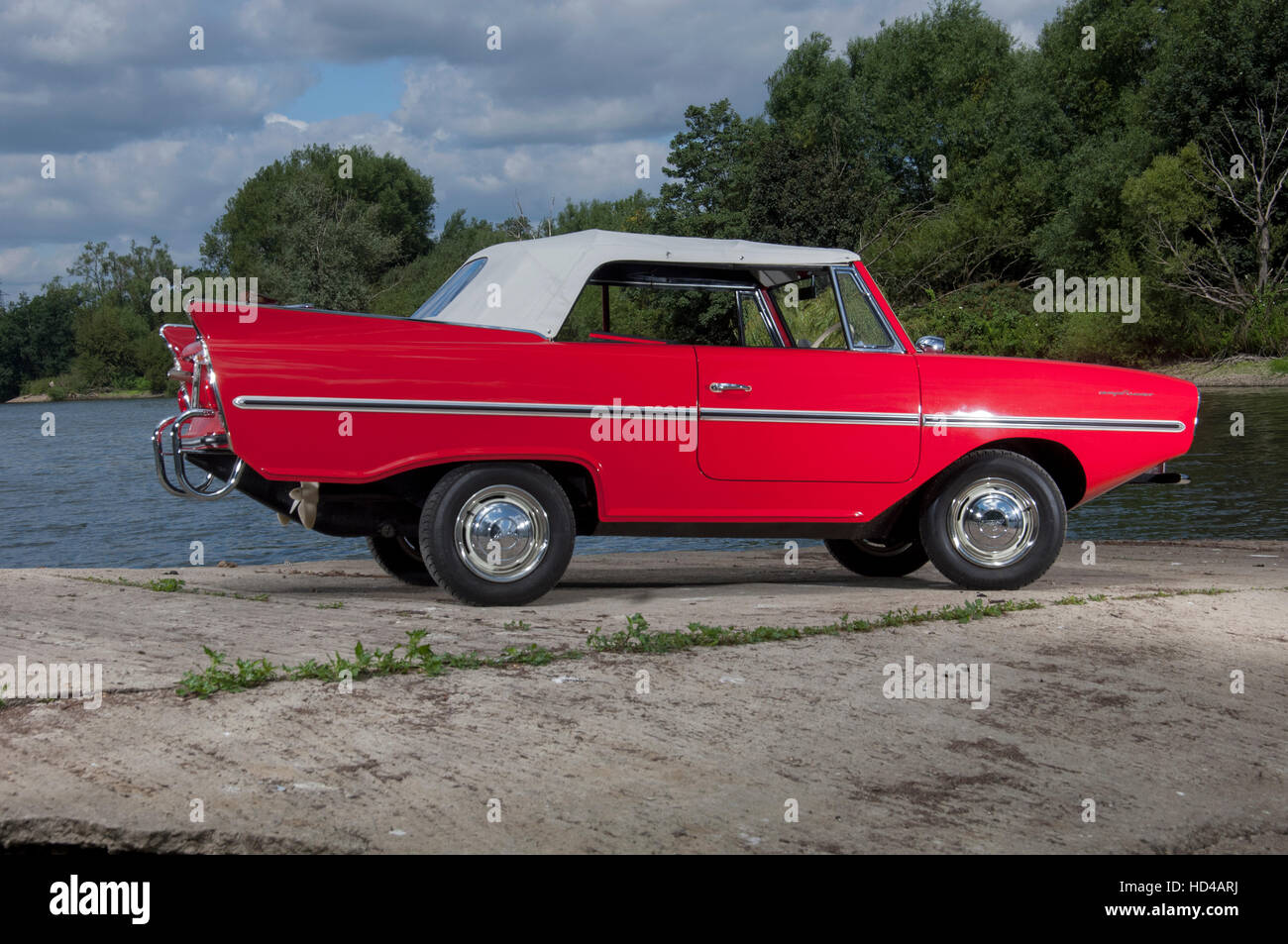 Amphicar - the 1960s amphibious swimming car Stock Photo - Alamy