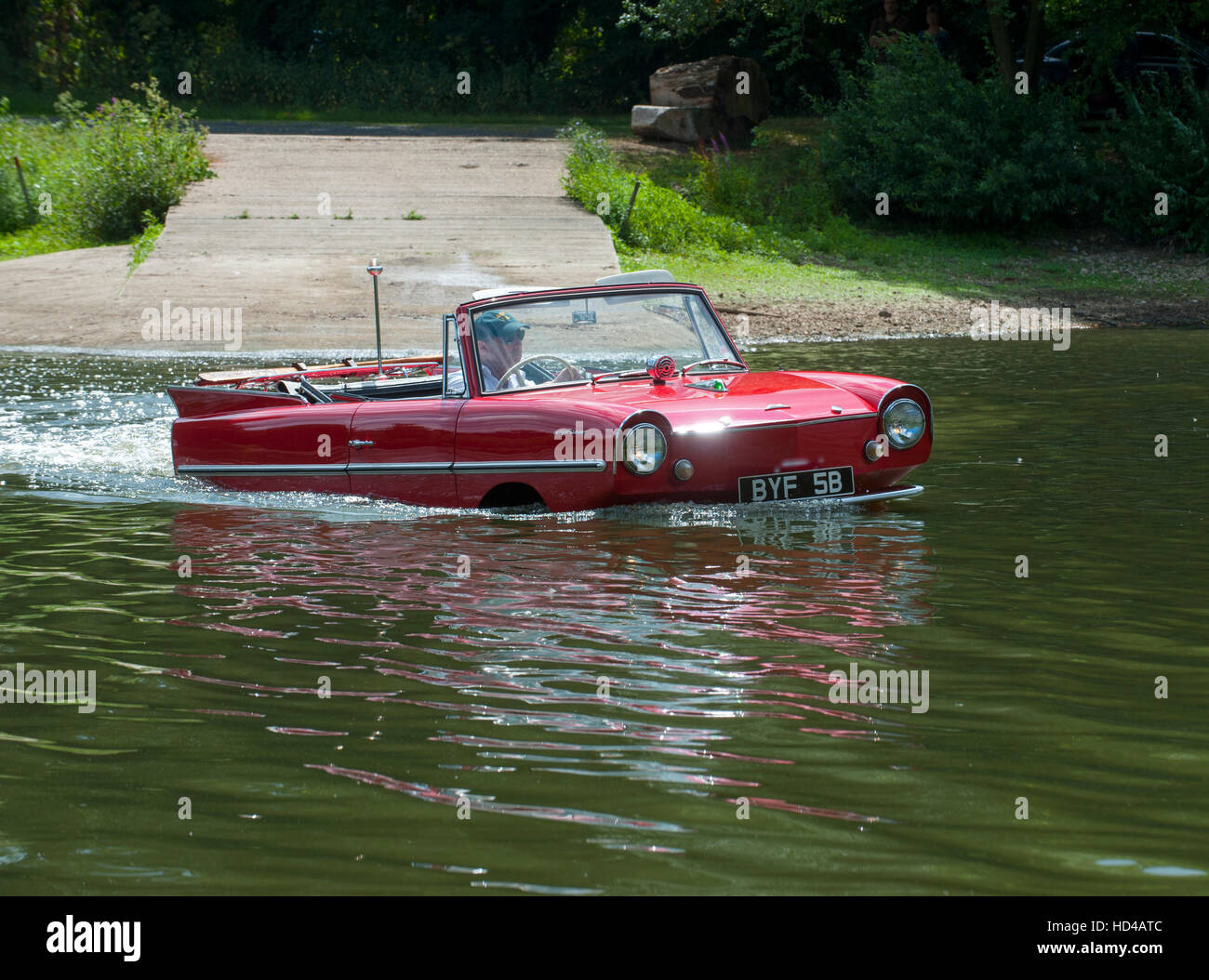 Amphicar - the 1960s amphibious swimming car Stock Photo - Alamy