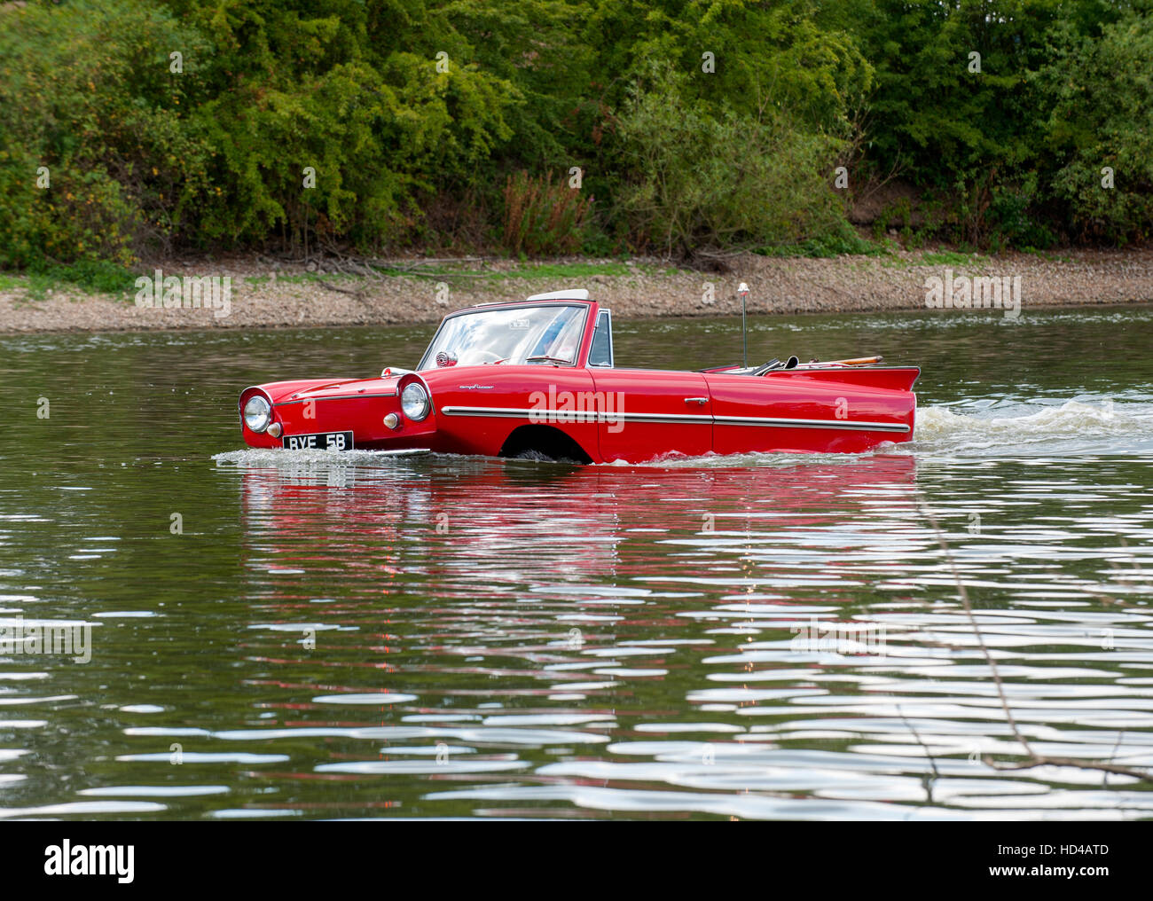 Amphicar - the 1960s amphibious swimming car Stock Photo - Alamy