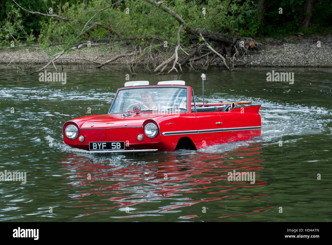 Amphicar - the 1960s amphibious swimming car Stock Photo - Alamy