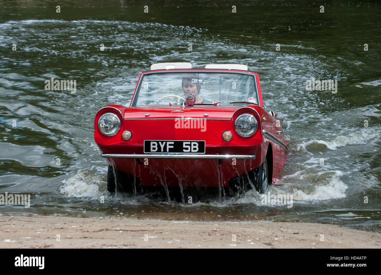 Amphicar - the 1960s amphibious swimming car Stock Photo - Alamy