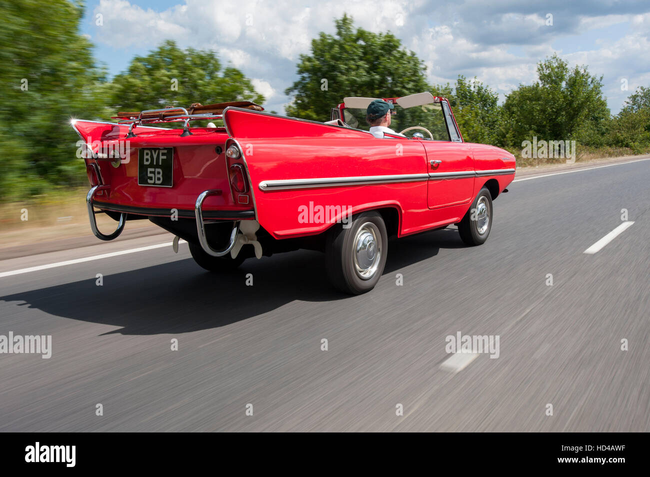 Amphicar - the 1960s amphibious swimming car Stock Photo - Alamy