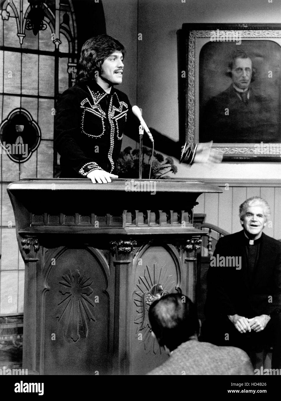 CHICO AND THE MAN, from left: Freddie Prinze, Ronny Graham in 'Reverend ...